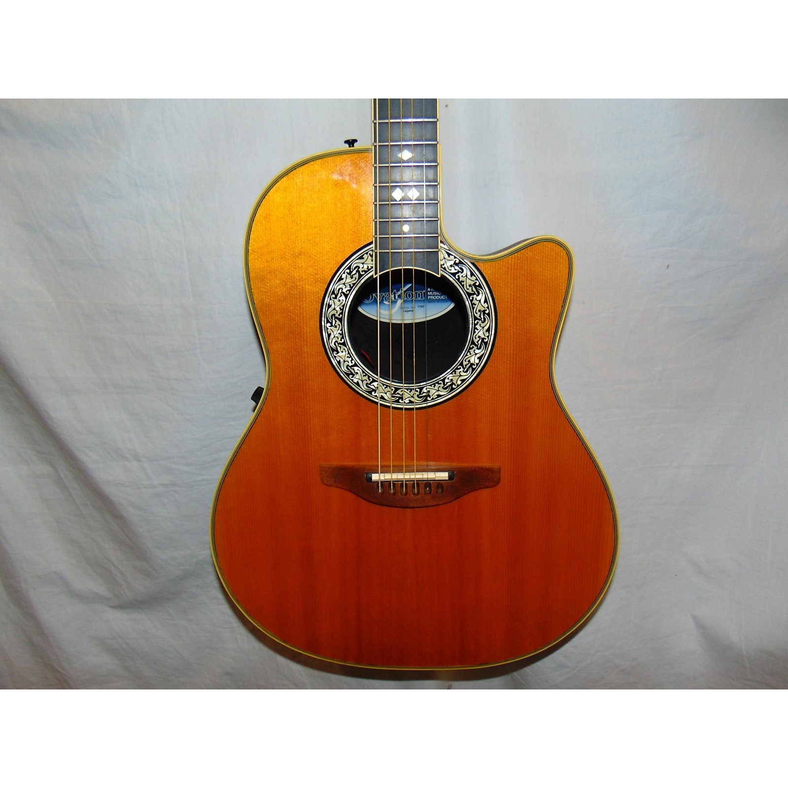 Used Ovation 1767 Legend USA Acoustic Electric Guitar Natural | Musician's Friend