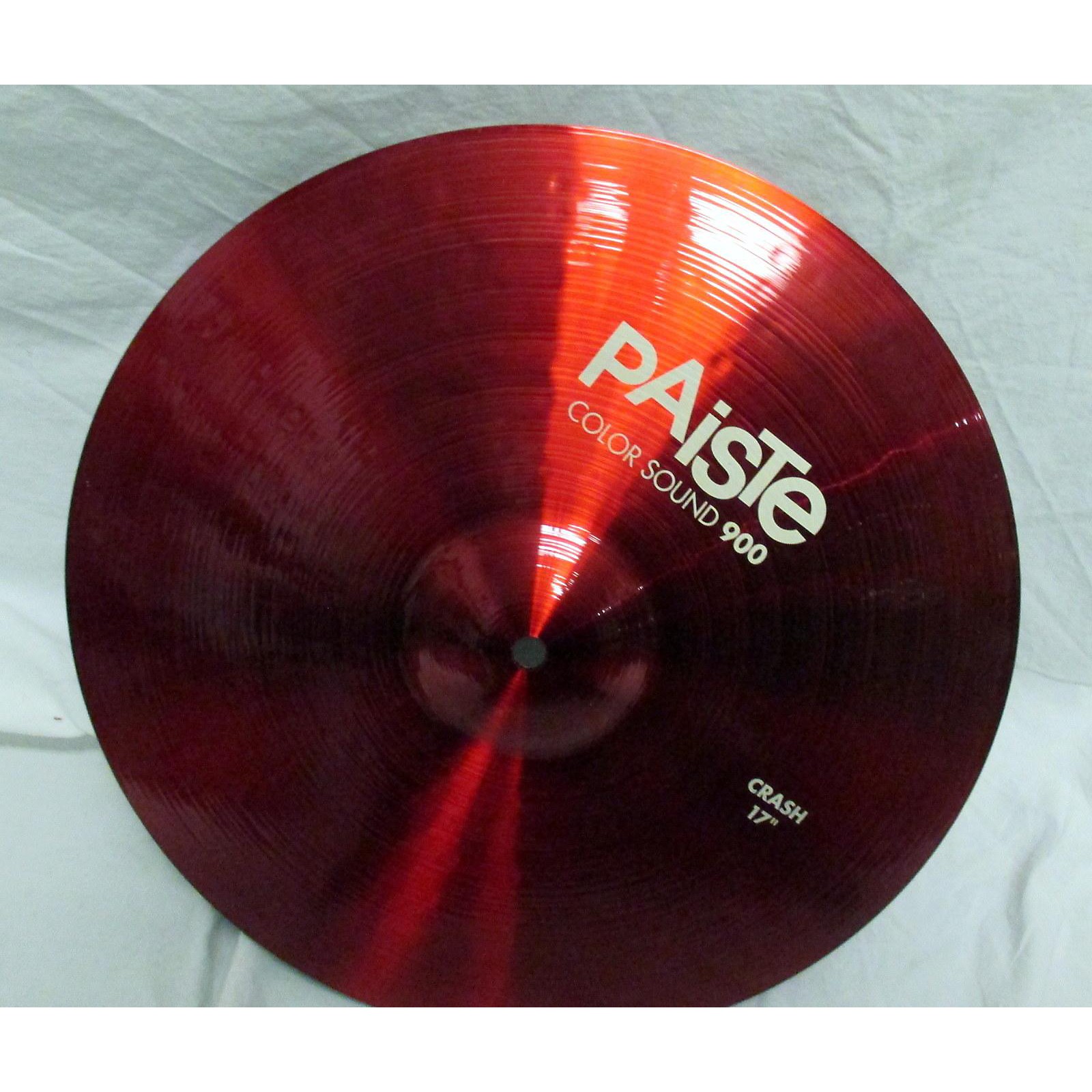 Used Paiste 17in Red Colorsound 900 Crash Cymbal 37 | Musician's Friend
