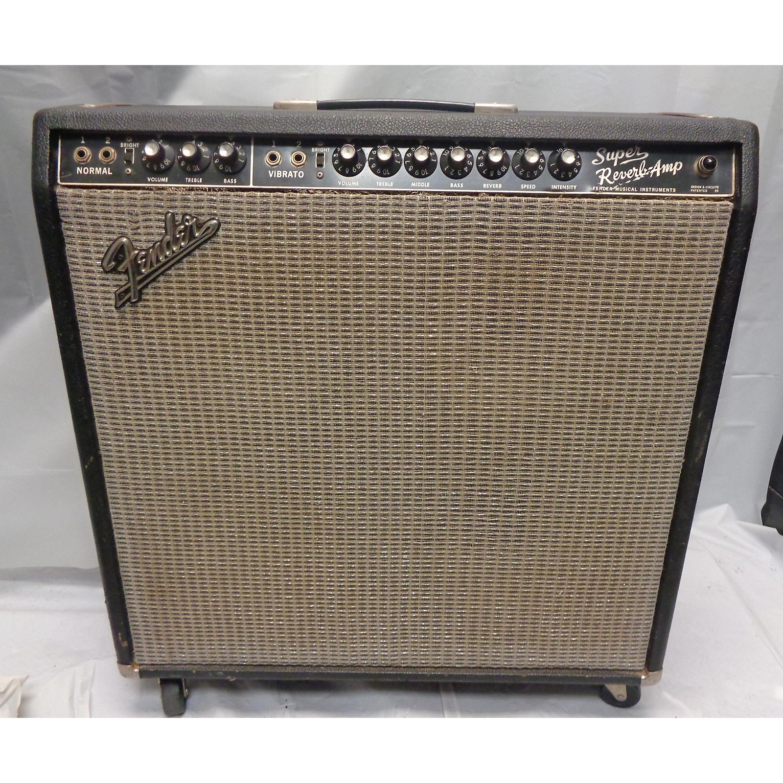 Vintage Fender 1966 Super Reverb 4x10 Tube Guitar Combo Amp | Musician ...