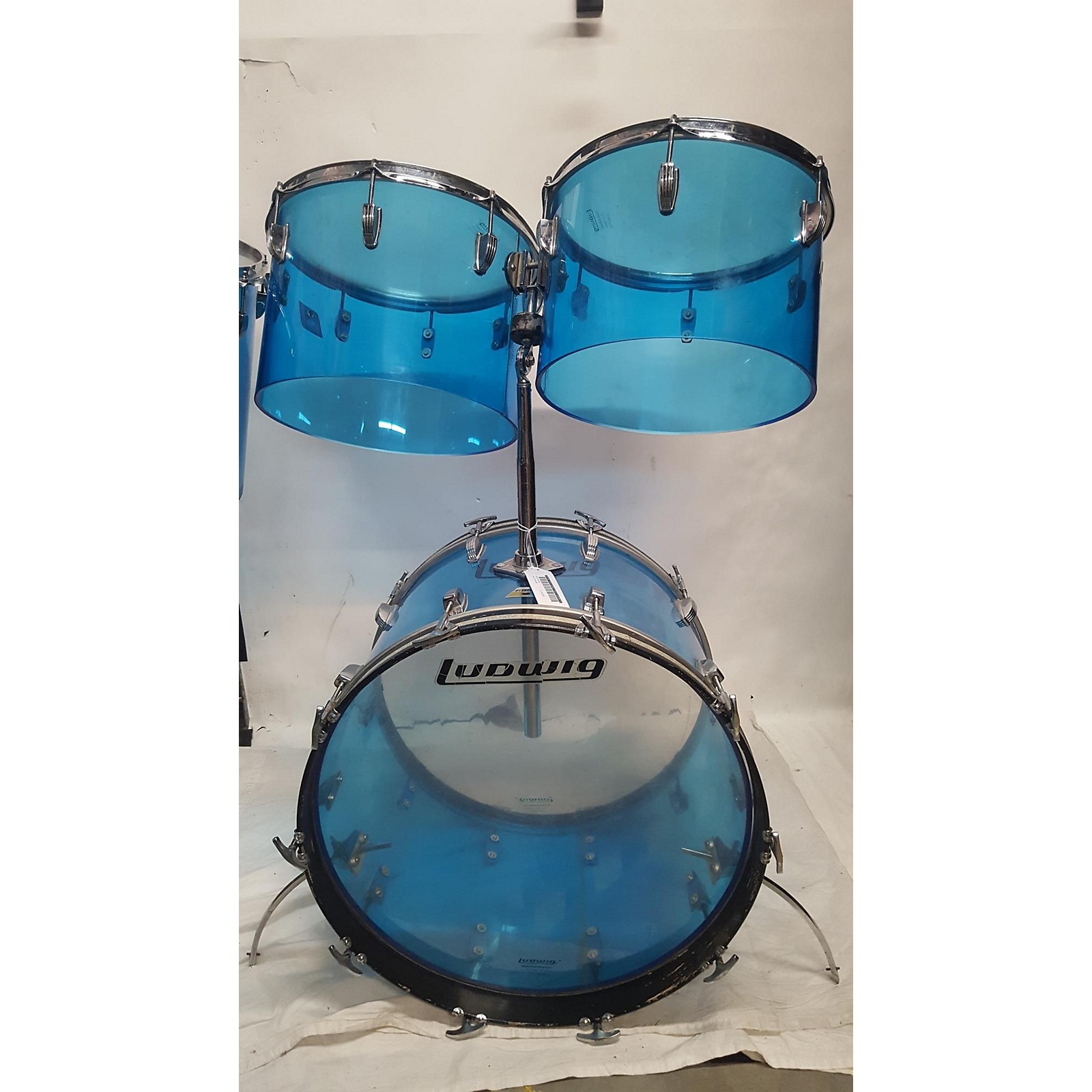 Vintage Ludwig 1970 Quadra Plus 6 Piece Drum Kit Blue | Musician's Friend