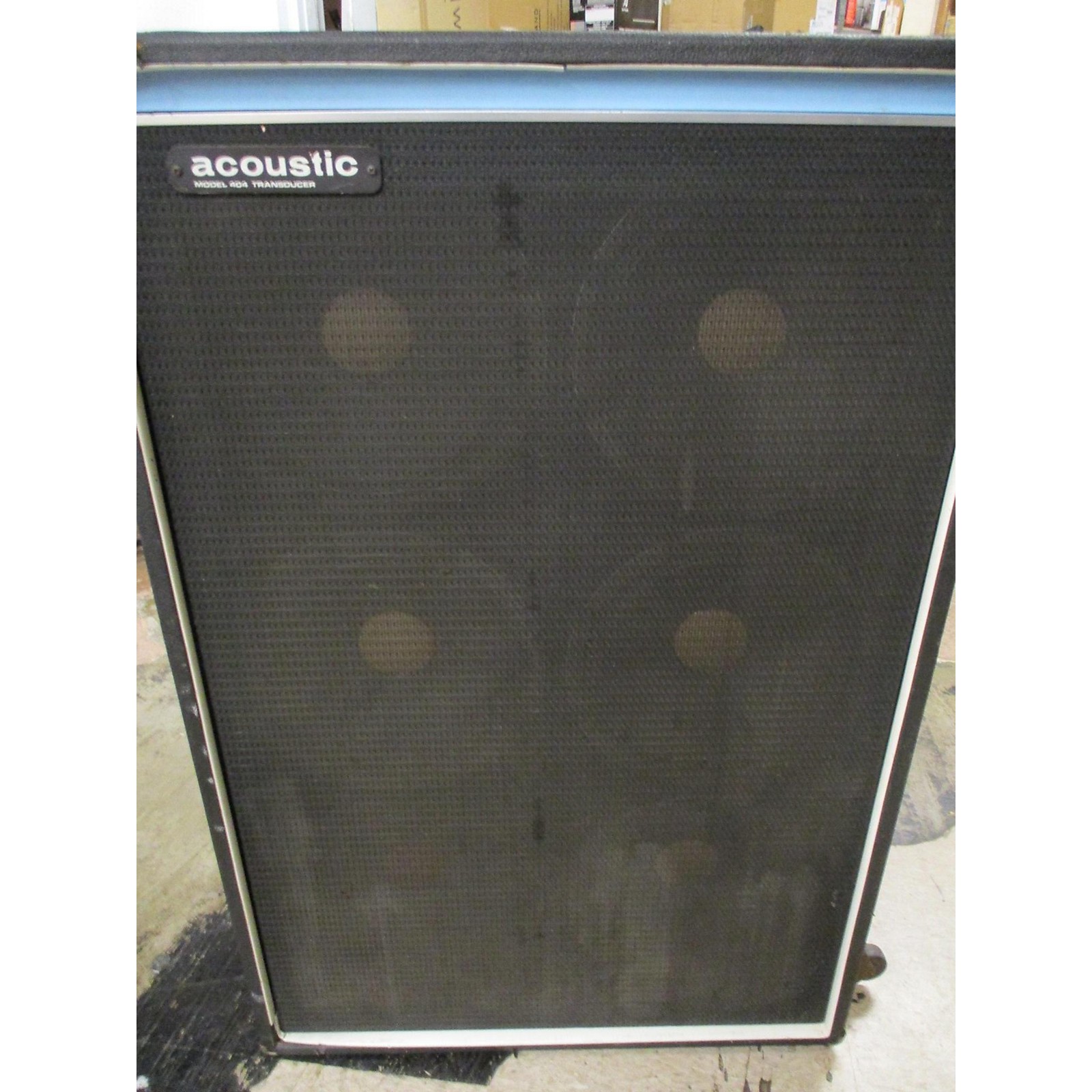 Vintage Acoustic 1980s MODEL 404 TRANSDUCER Bass Cabinet | Musician's ...