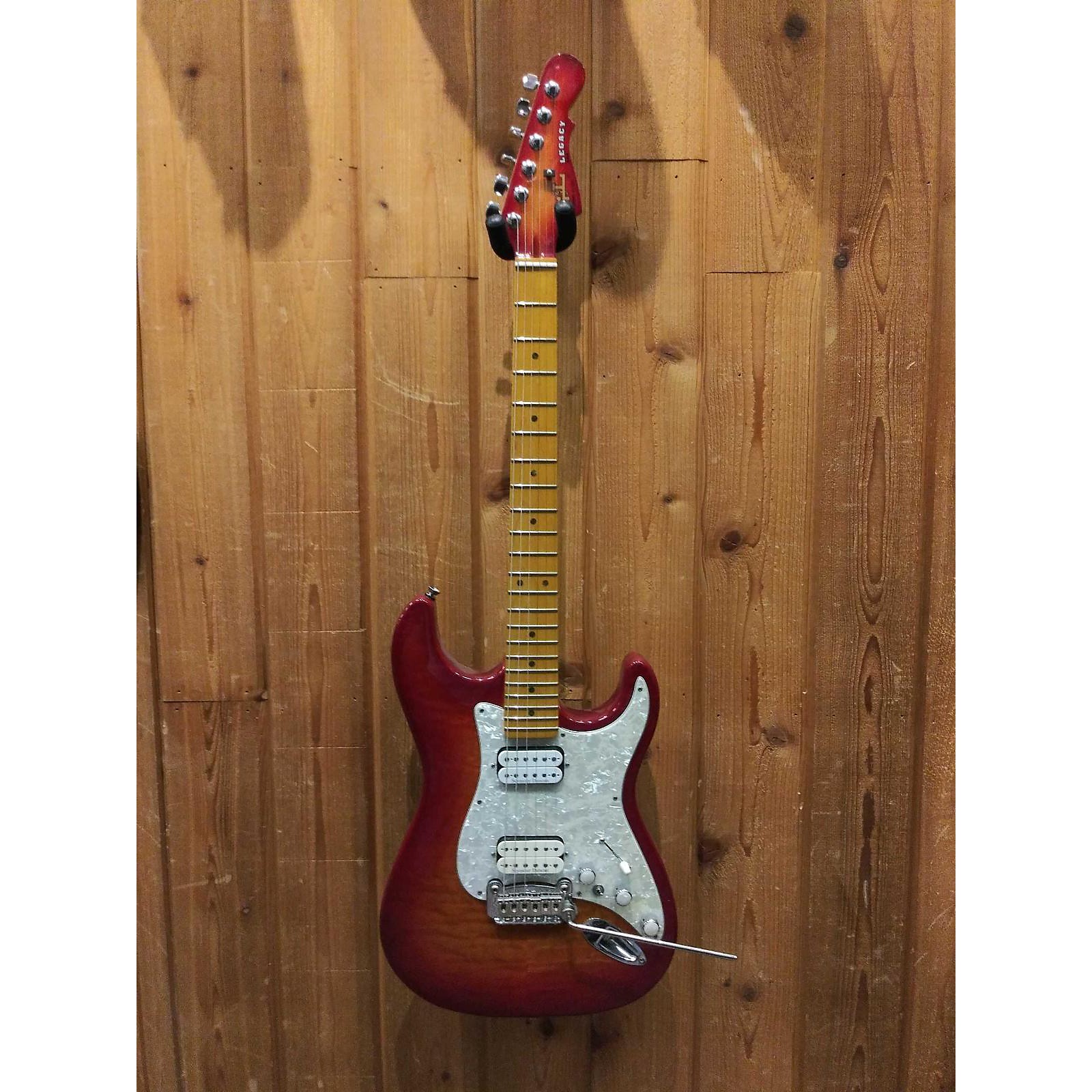 Used G&L 2010s Legacy Custom Solid Body Electric Guitar Cherry Sunburst ...
