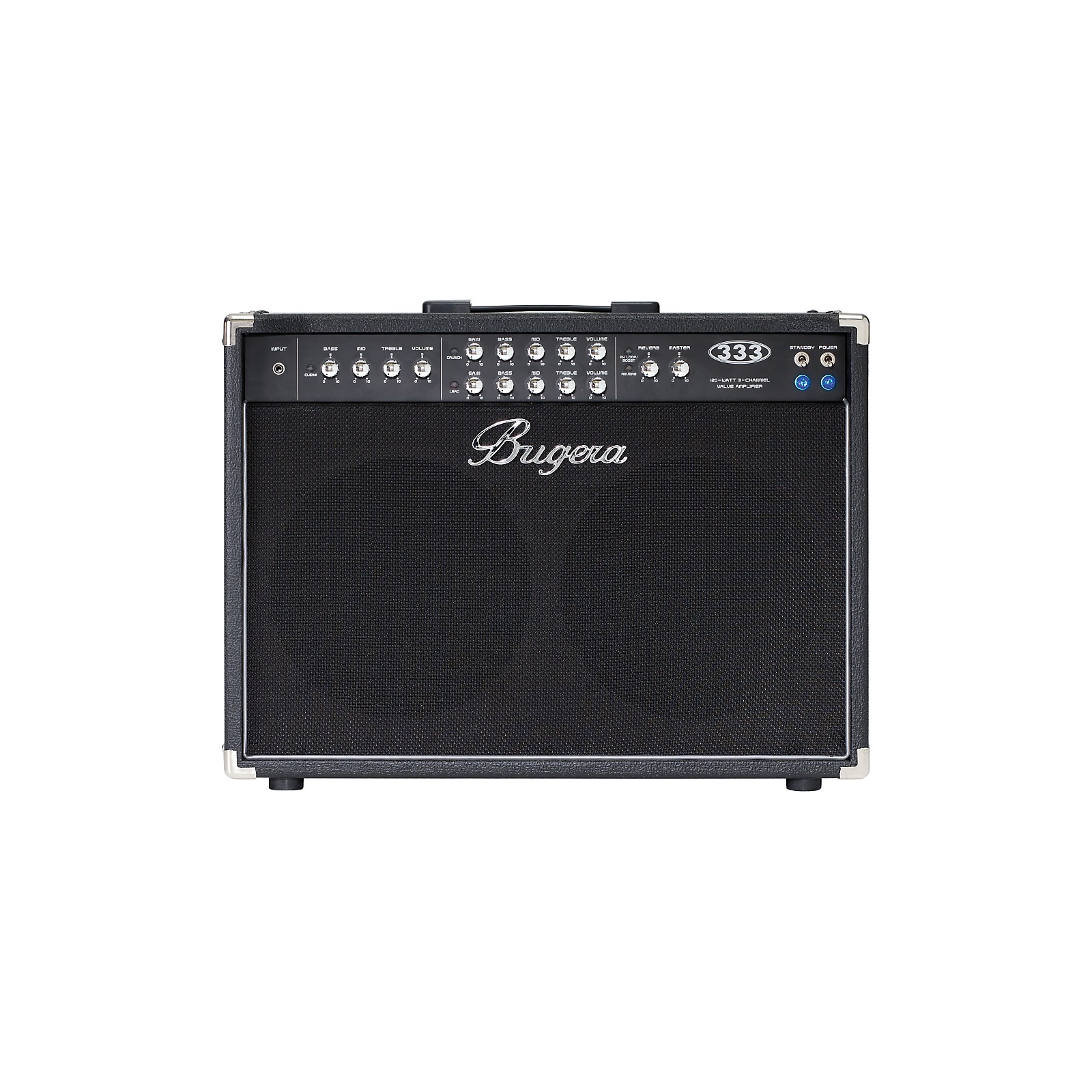 Bugera 333 120W 2x12 3-Channel Tube Guitar Combo Amp with Reverb ...