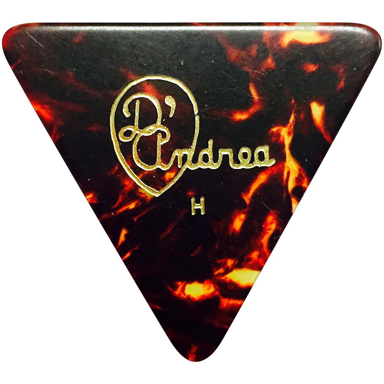 D'Andrea 355 Triangle Celluloid Guitar Picks One Dozen Shell Heavy ...