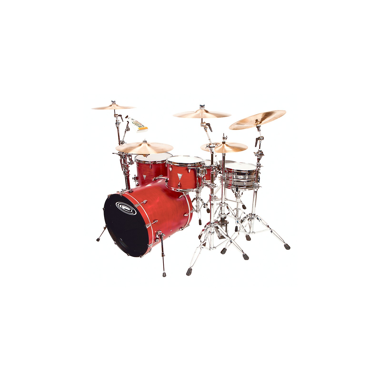 Orange County Drum & Percussion 4-Piece Venice Trans Cherry Wood Shell ...
