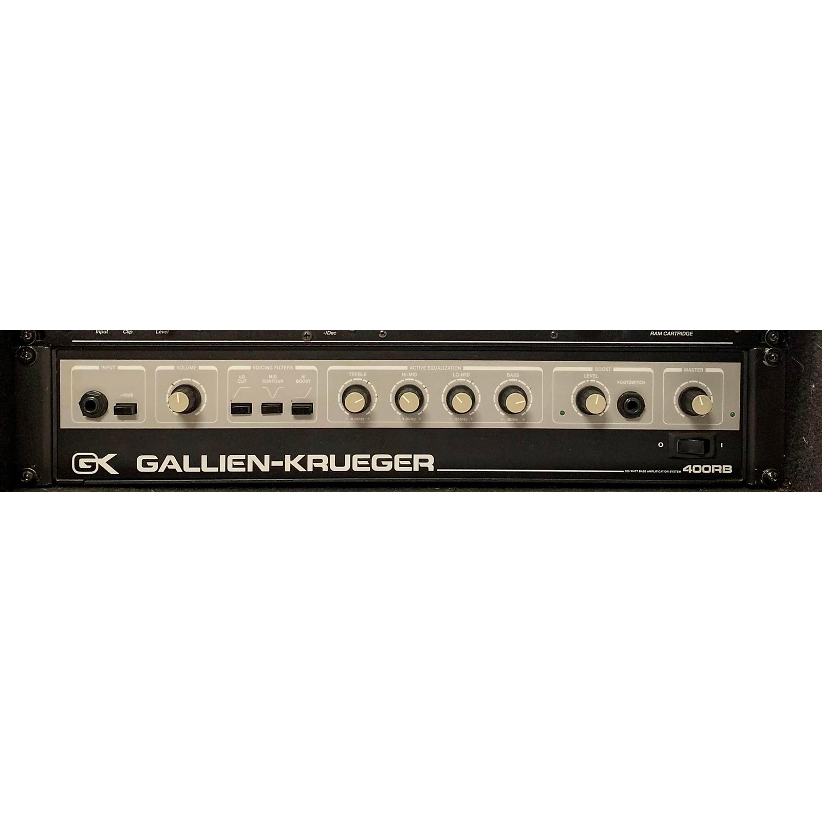 Used Gallien-Krueger 400RB-IV 280W Bass Amp Head | Musician's Friend