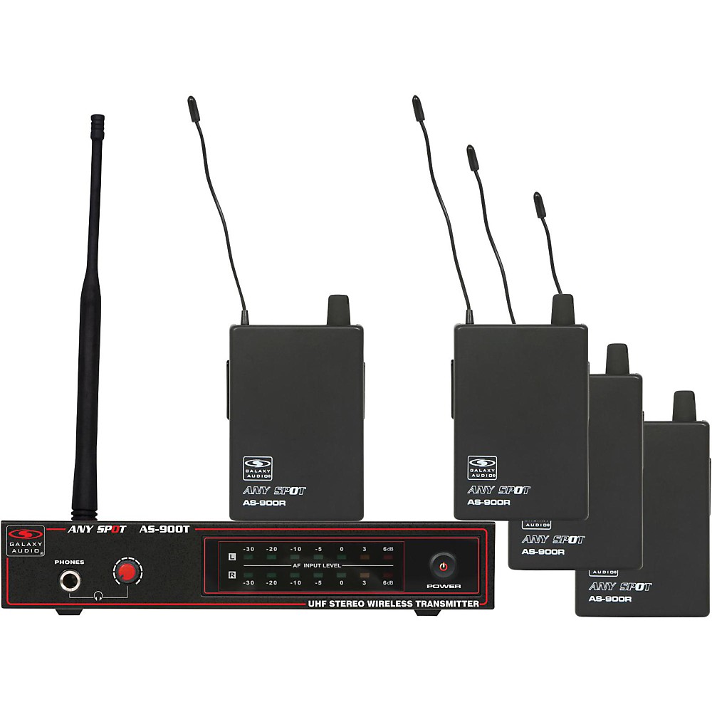 Galaxy Audio As-900-4 Band Pack Wireless System K2 | Skiva