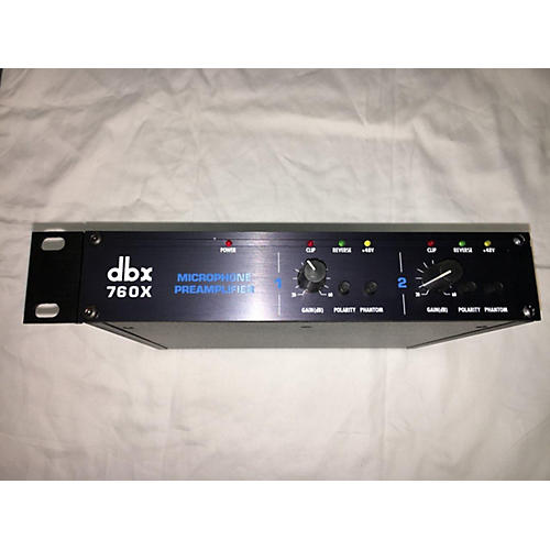 Dbx 760x microphone preamplifier audio