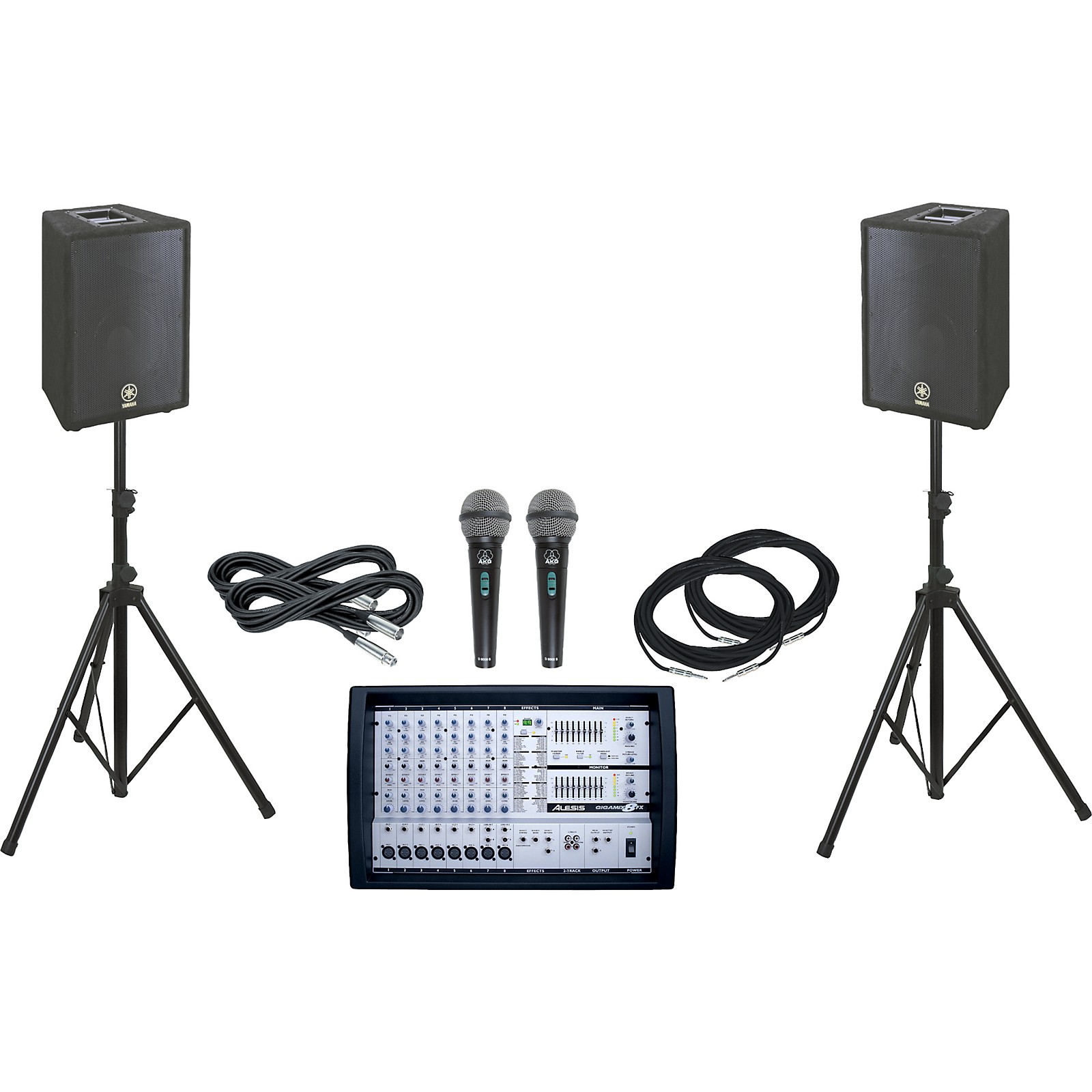 Alesis 8FX/Yamaha A10 PA System | Musician's Friend