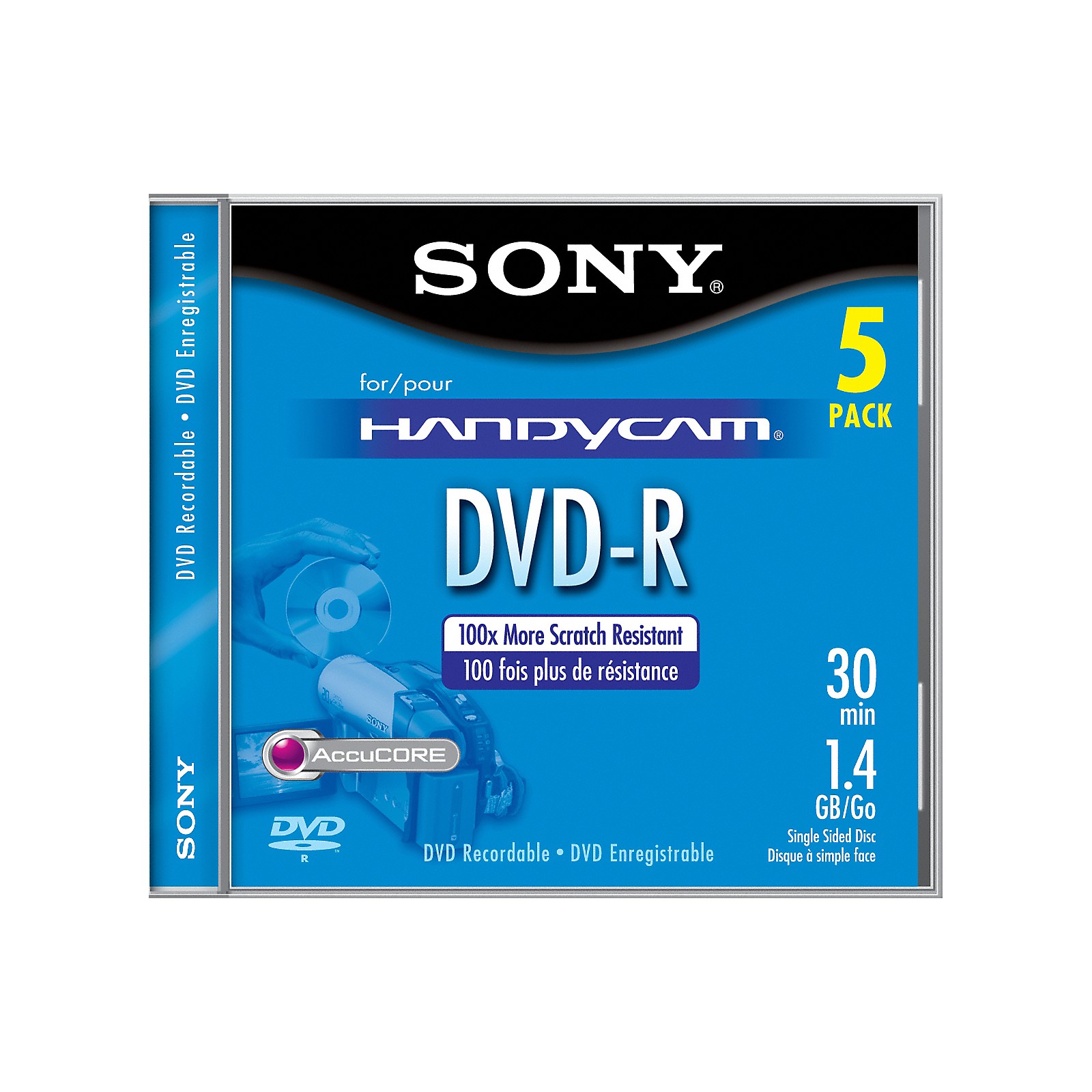 Sony 8cm DVD-R Inkjet Printable 5-Pack | Musician's Friend