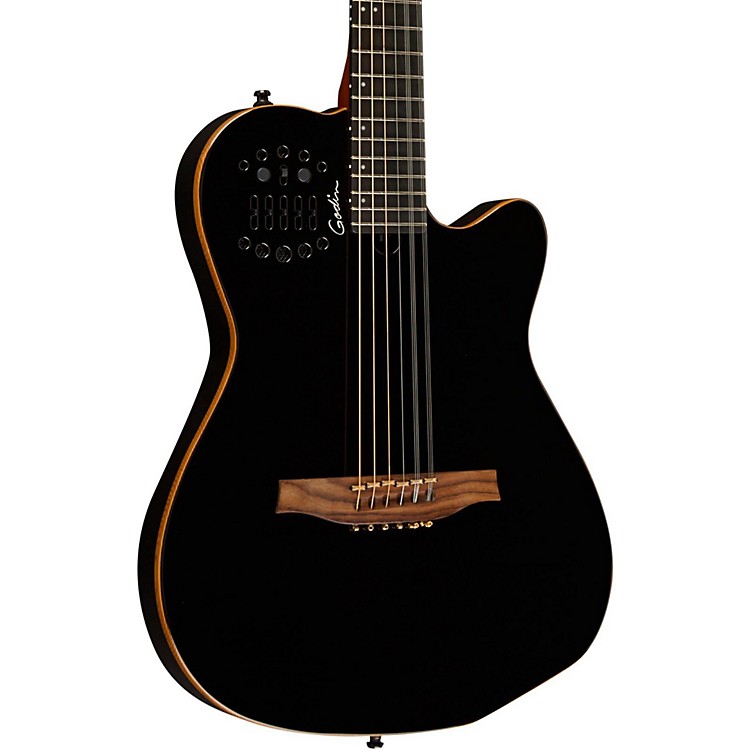 Godin A10 10-String Acoustic-Electric Guitar Black | Musician's Friend