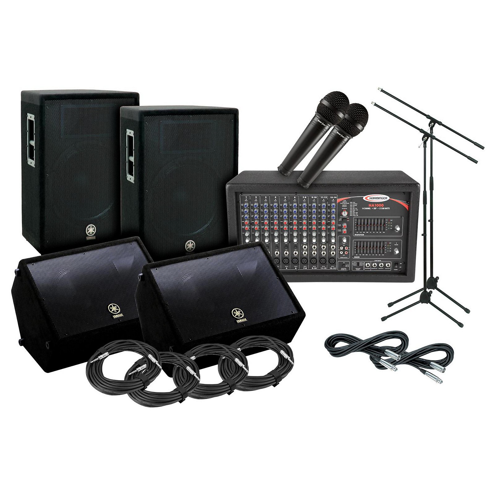 Yamaha A15 Harbinger PA/Monitor Package | Musician's Friend