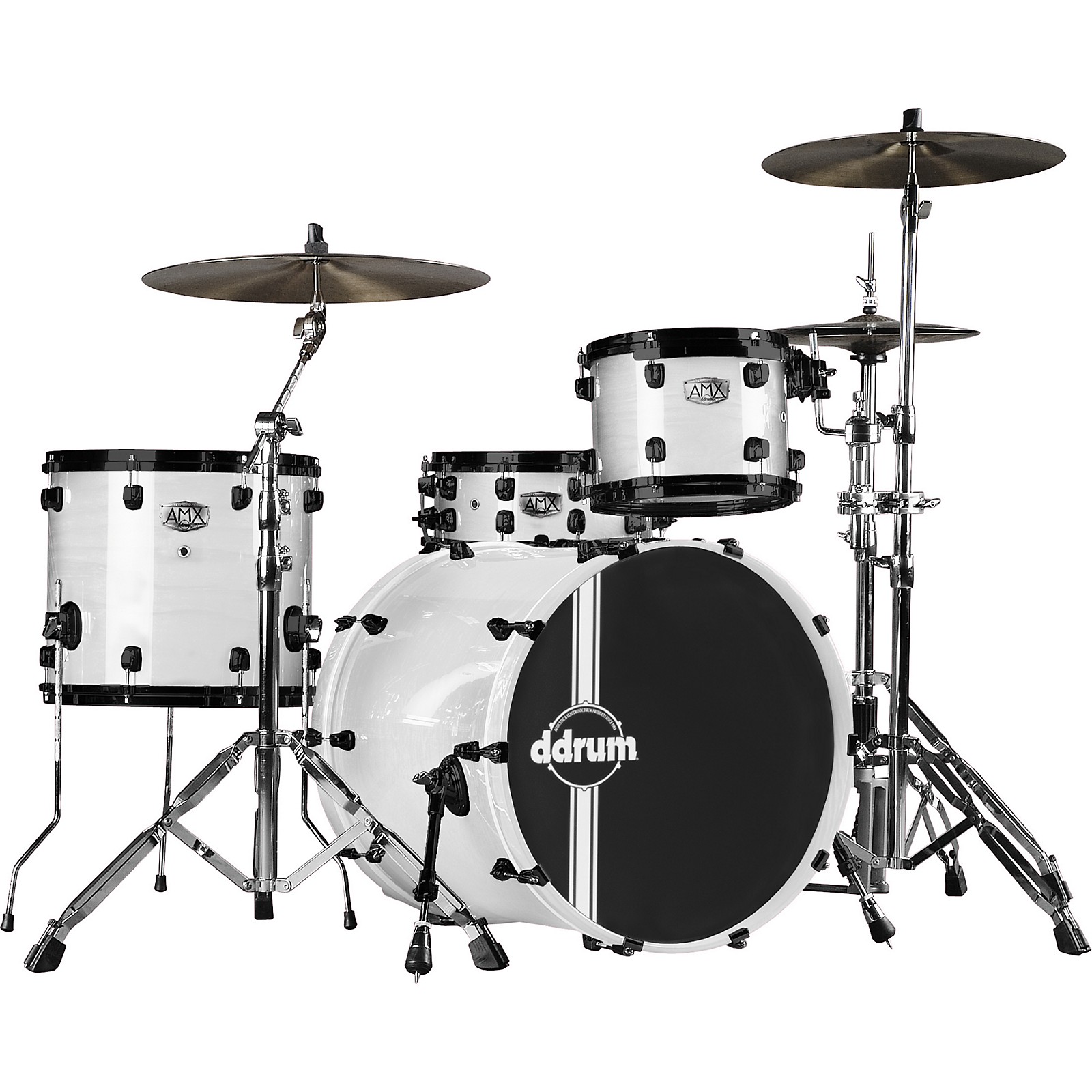 ddrum AMX Ash/Maple Hybrid 4-Piece Drum Shell Pack with 24" kick ...