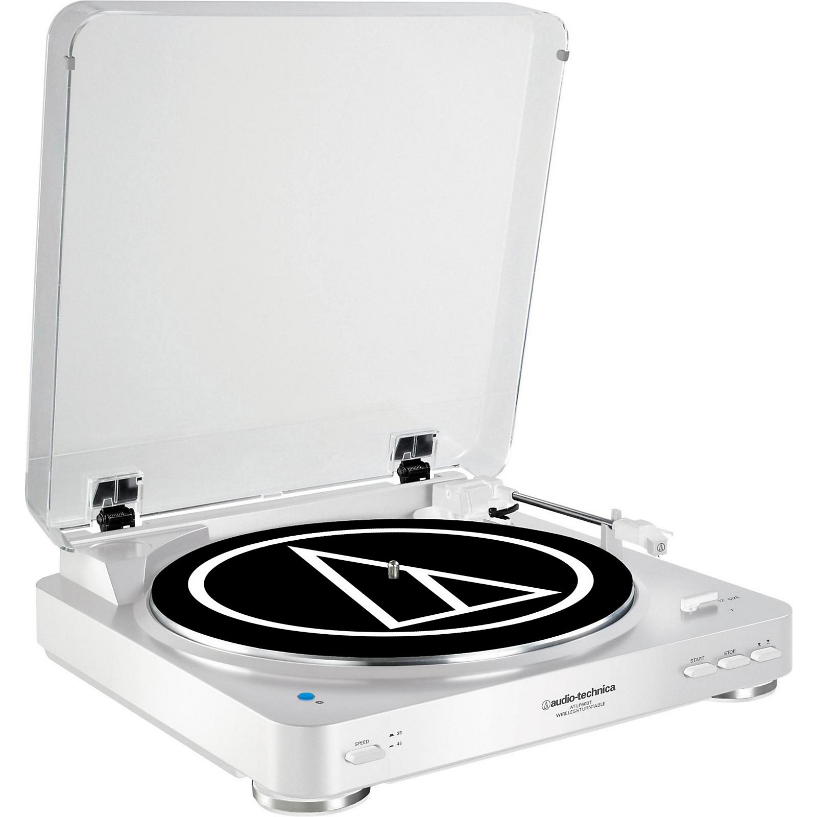 Audio-Technica AT-LP60WH-BT Fully Automatic Wireless Belt-Drive Stereo ...