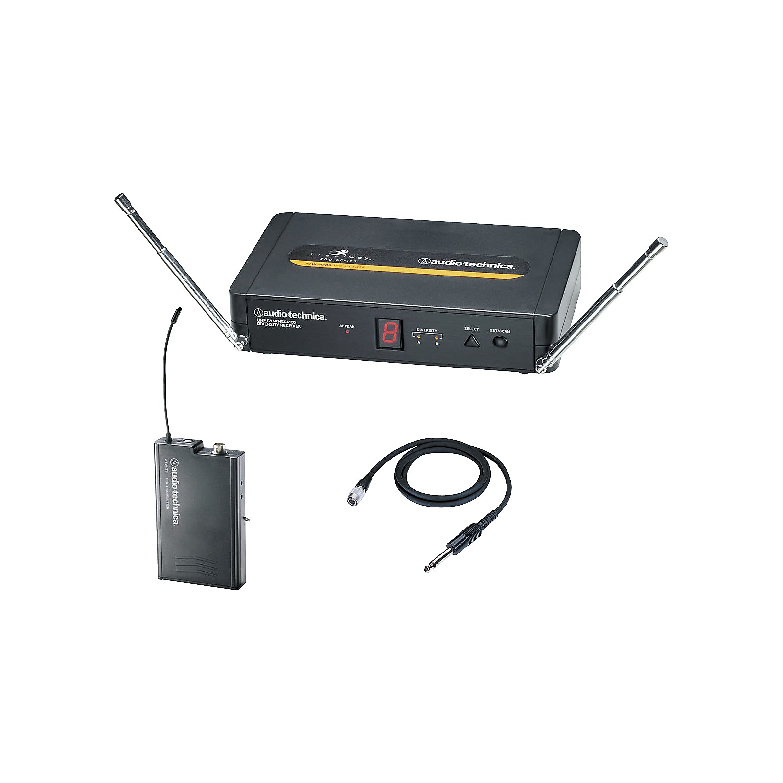 Audio-Technica ATW-701 700 Series UHF Guitar Wireless System | Musician ...