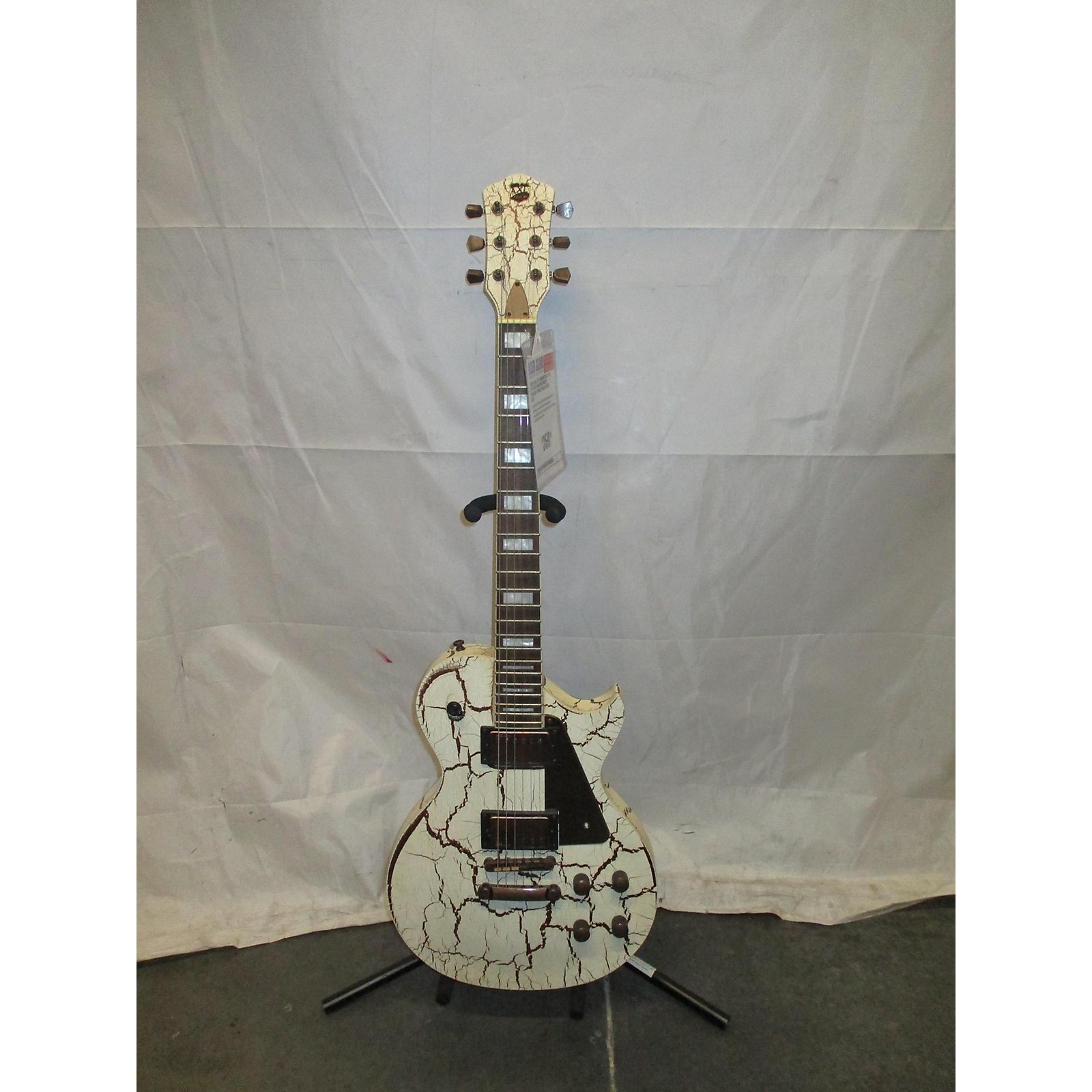 Used AXL AXL Badwater 1216 LP Style Solid Body Electric Guitar Antique ...