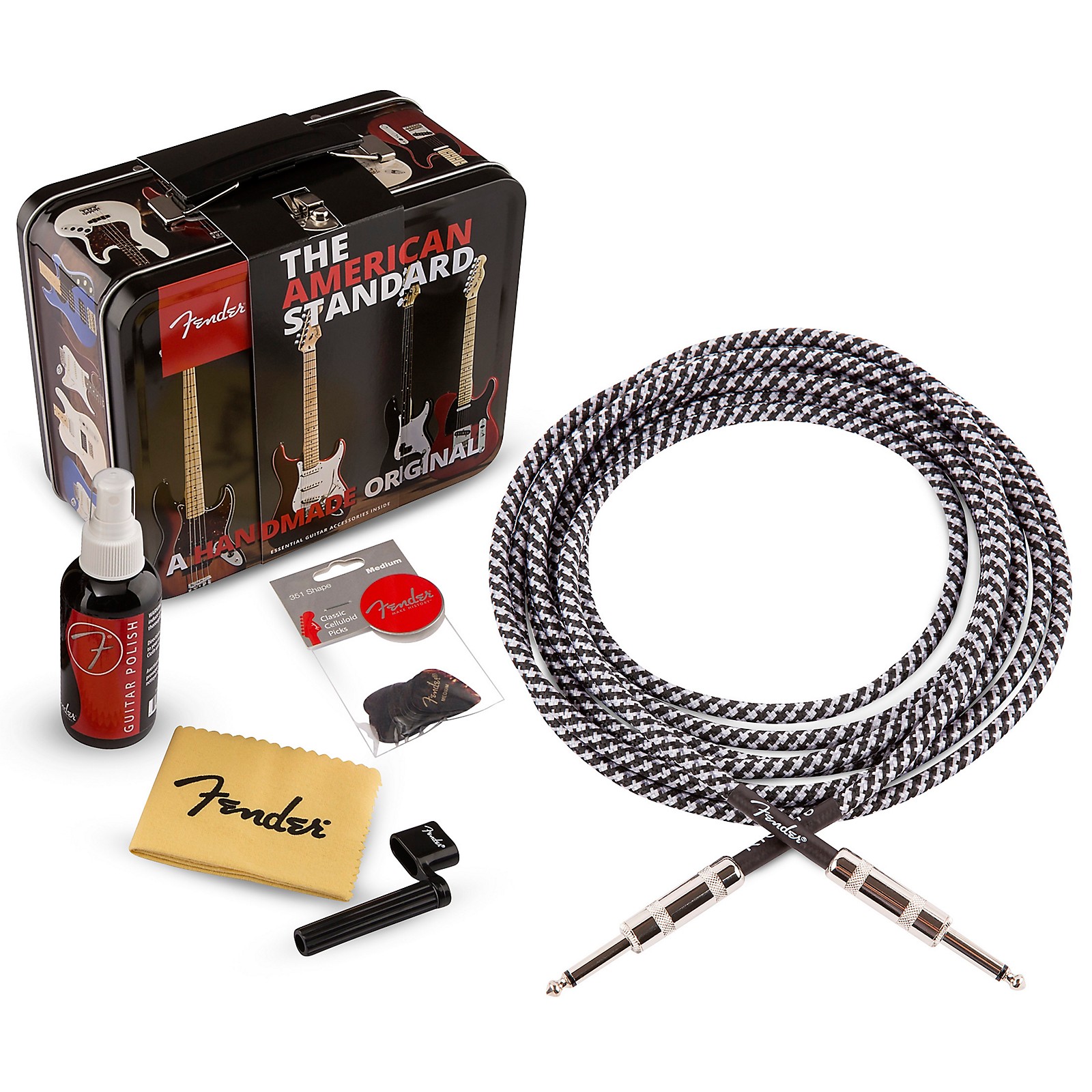 Fender Accessories Tin and Cable Starter Pack | Musician's Friend