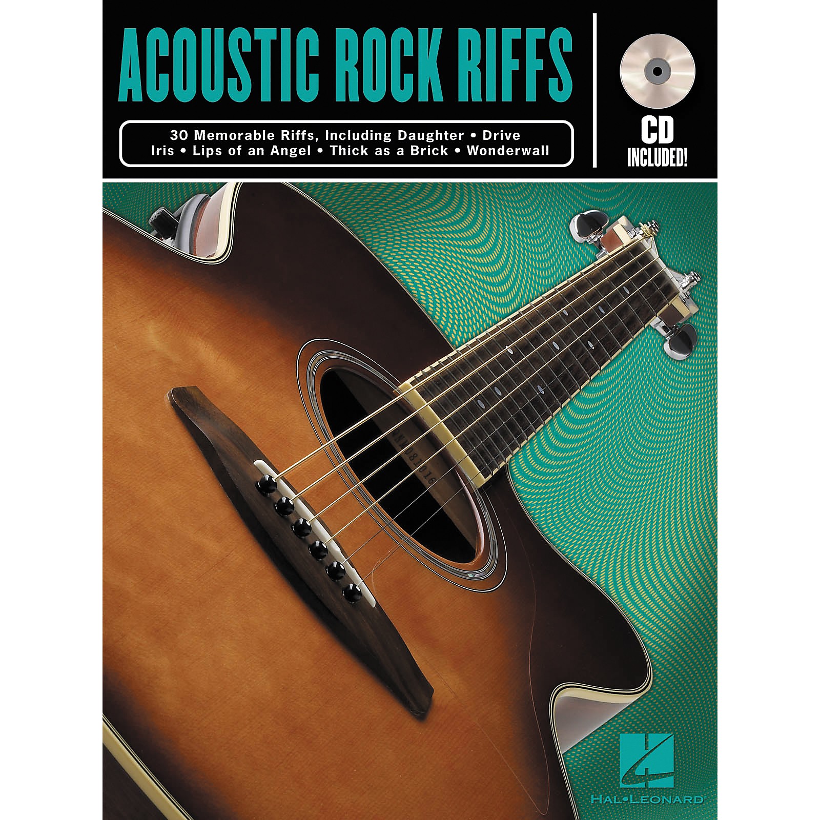 Hal Leonard Acoustic Rock Guitar Riffs Book/CD | Musician's Friend