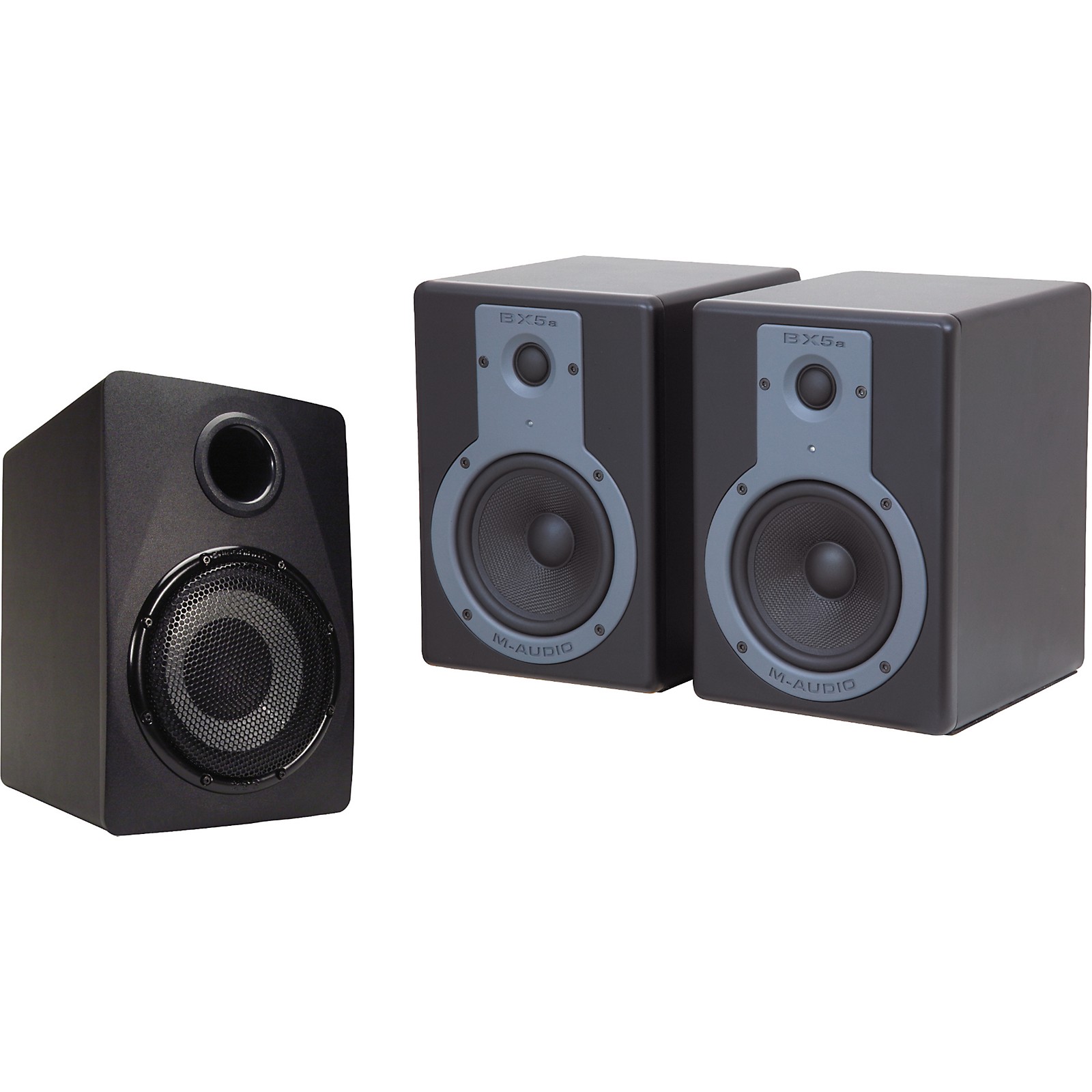 M-Audio BX5A and SBX Subwoofer 2.1 Studio Monitor System | Musician's ...