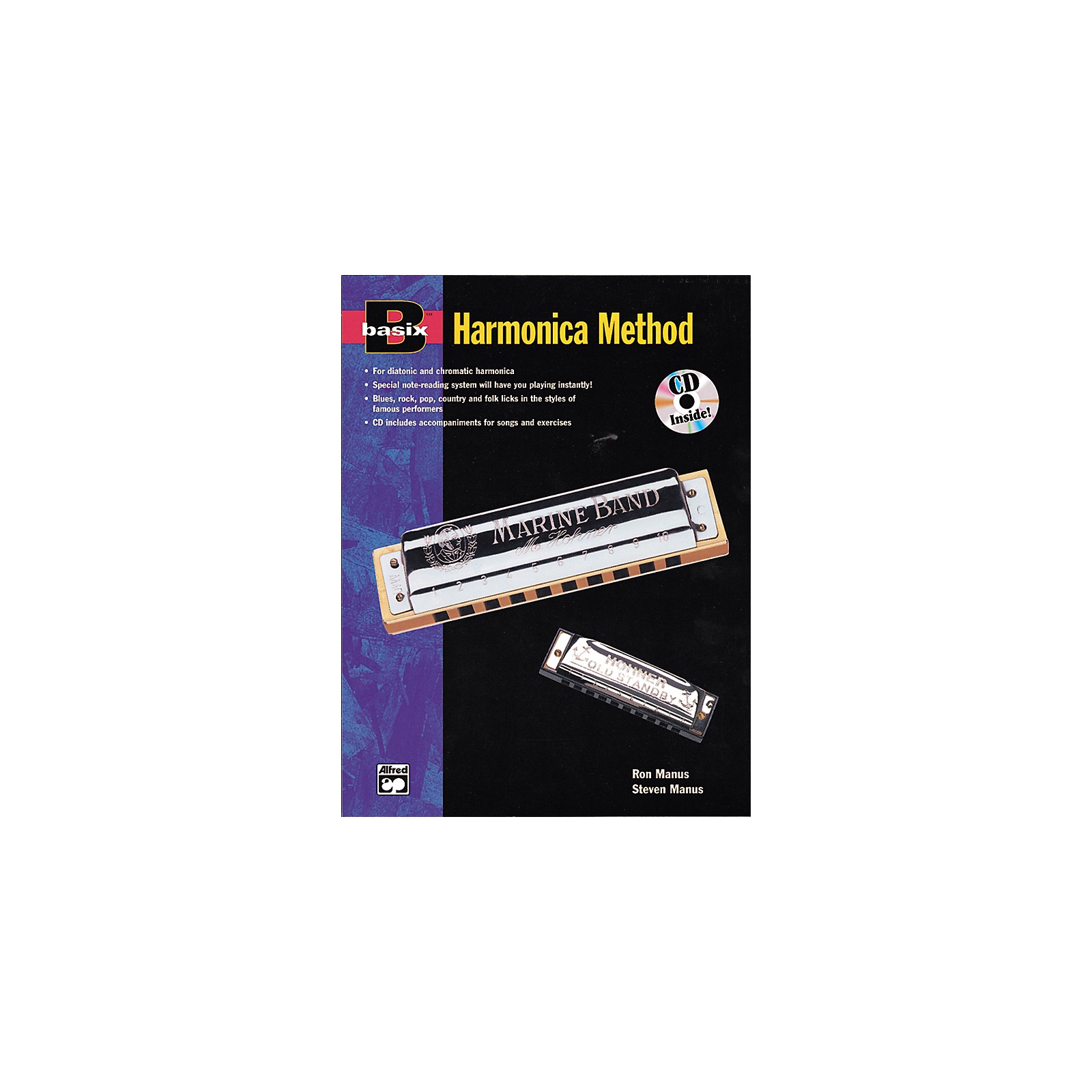 Alfred Basix Harmonica Method Book w/CD | Musician's Friend