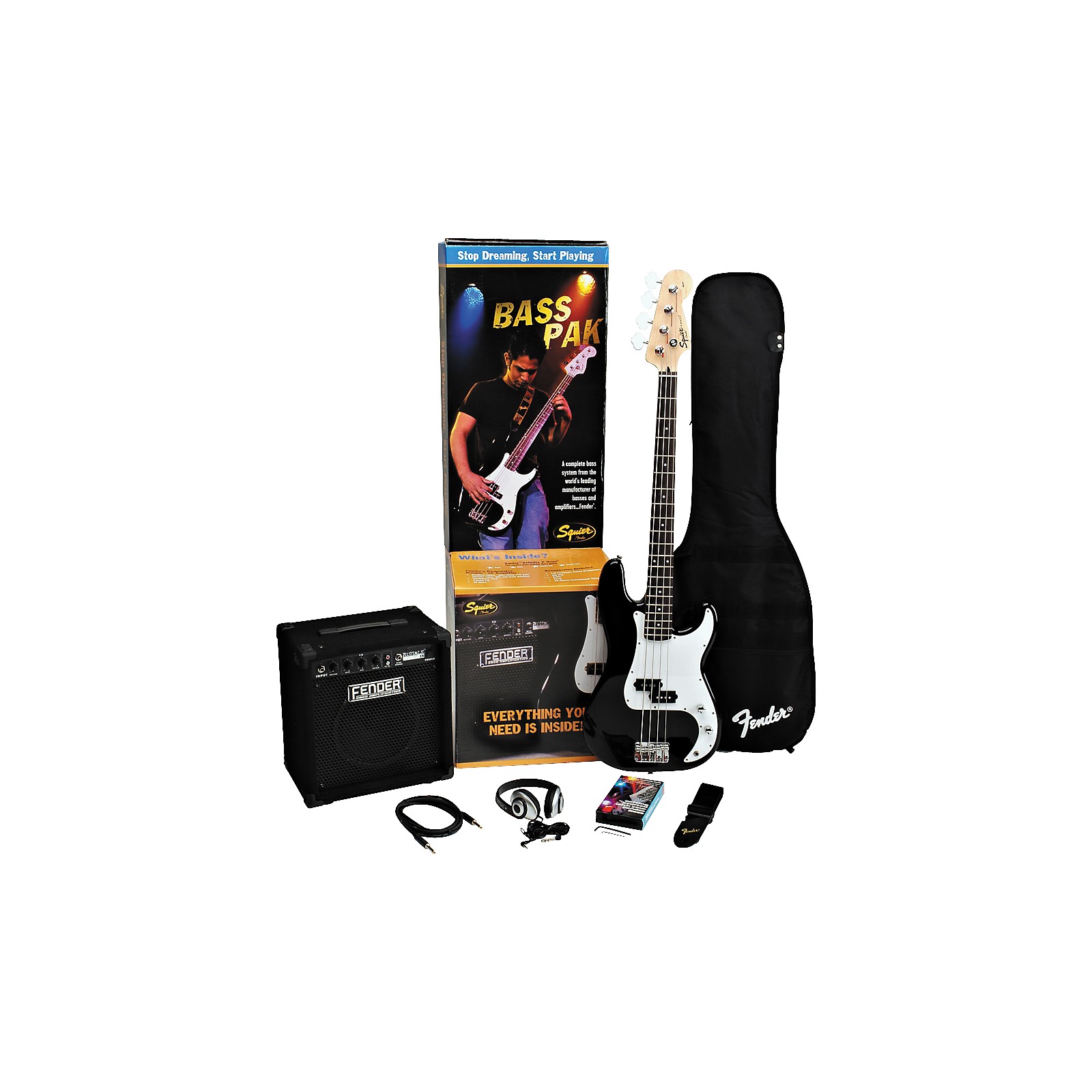 Fender Bass Pak with Rumble 15 Amp | Musician's Friend