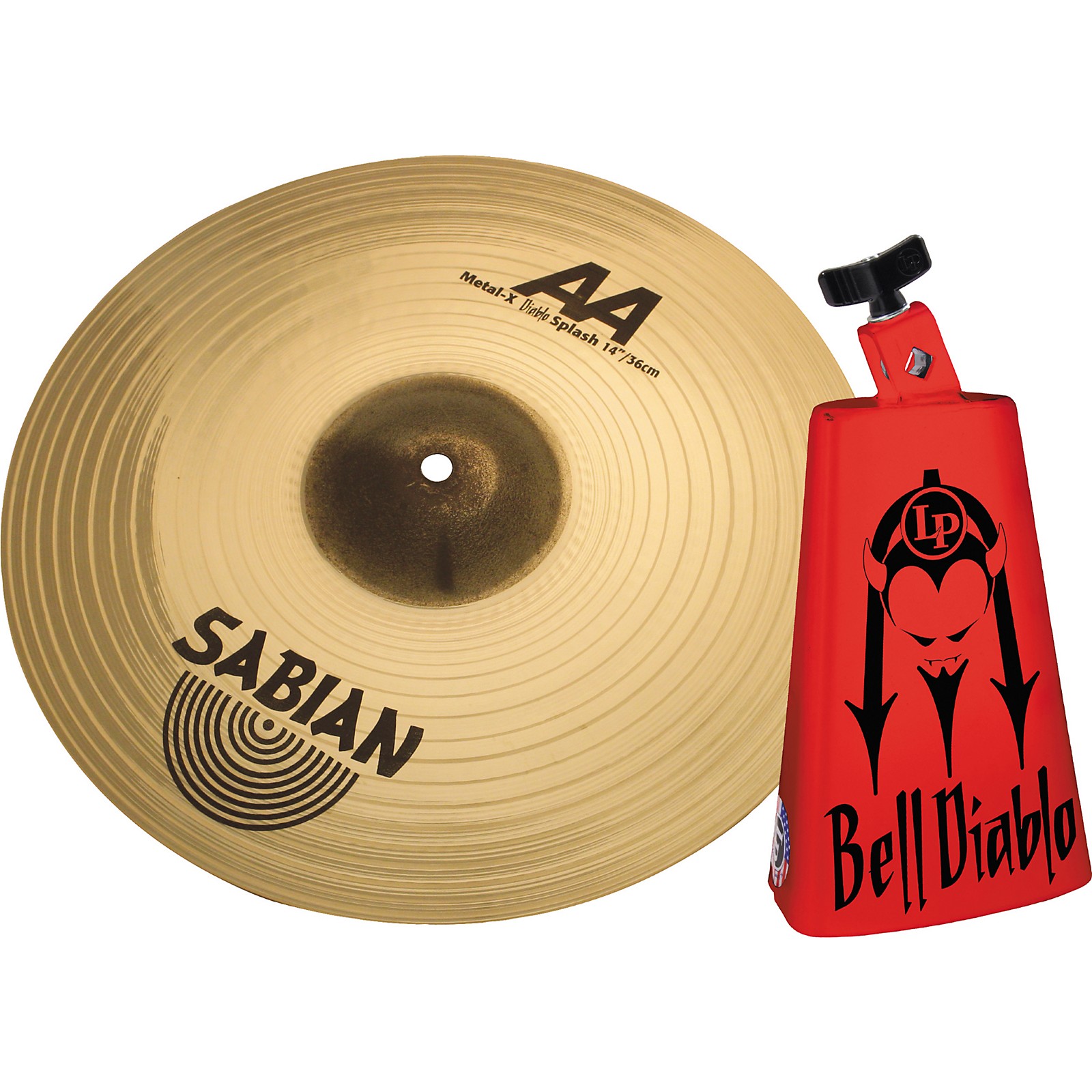 Sabian Bell Diablo Cowbell Splash Pack | Musician's Friend