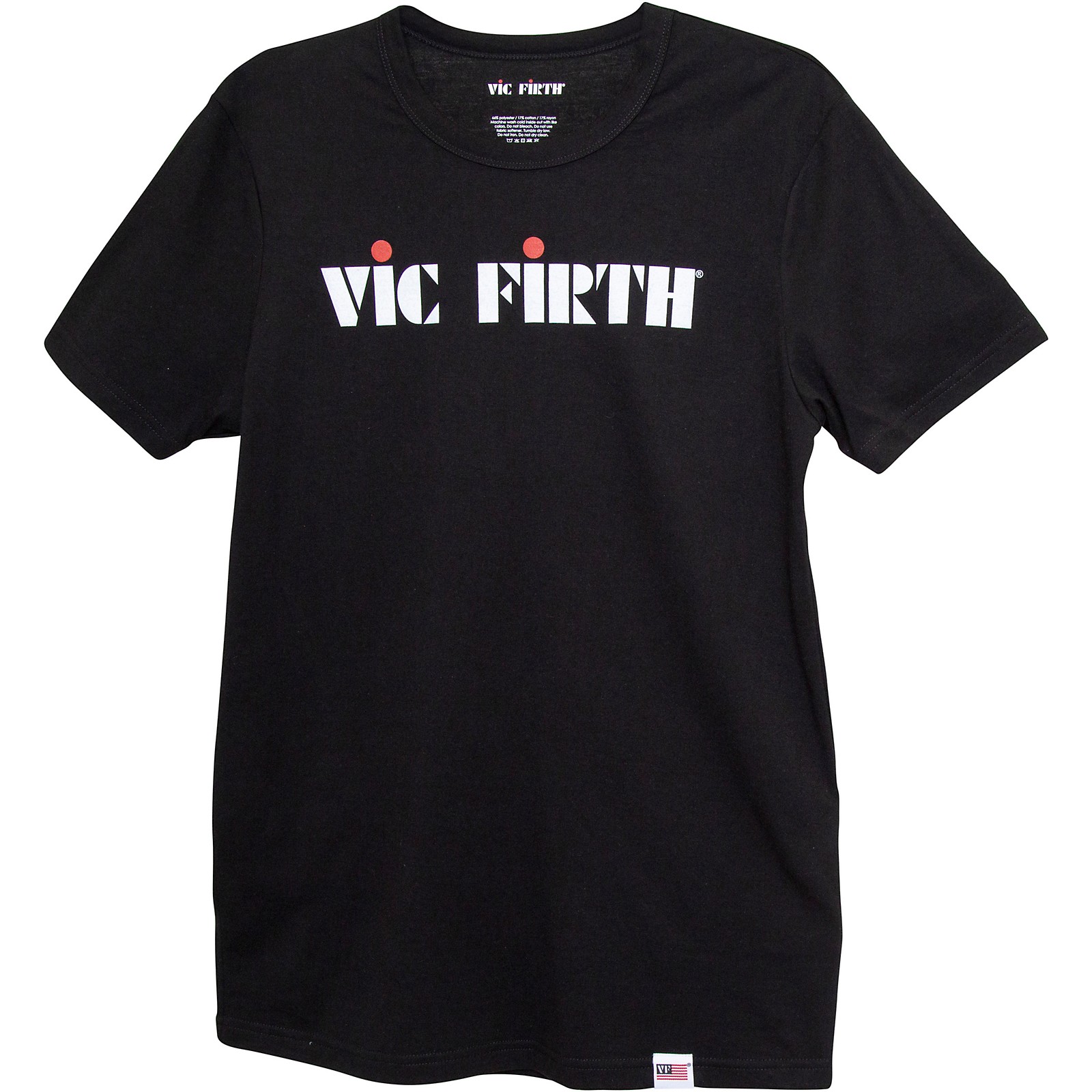 Vic Firth Black Logo T-Shirt Medium Black | Musician's Friend
