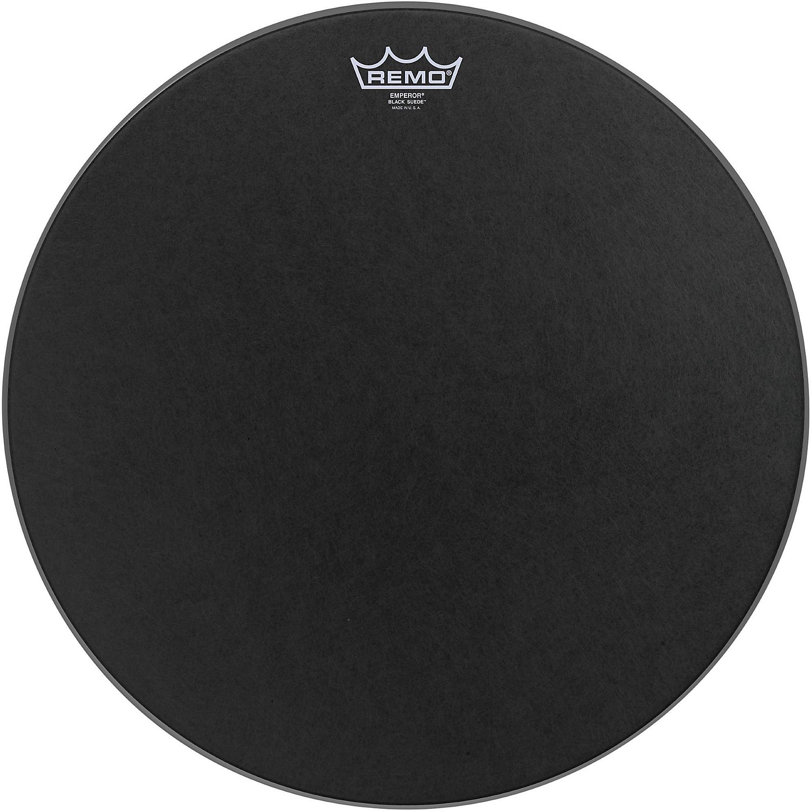 Remo Black Suede Emperor Batter Drumhead 18 in. | Musician's Friend