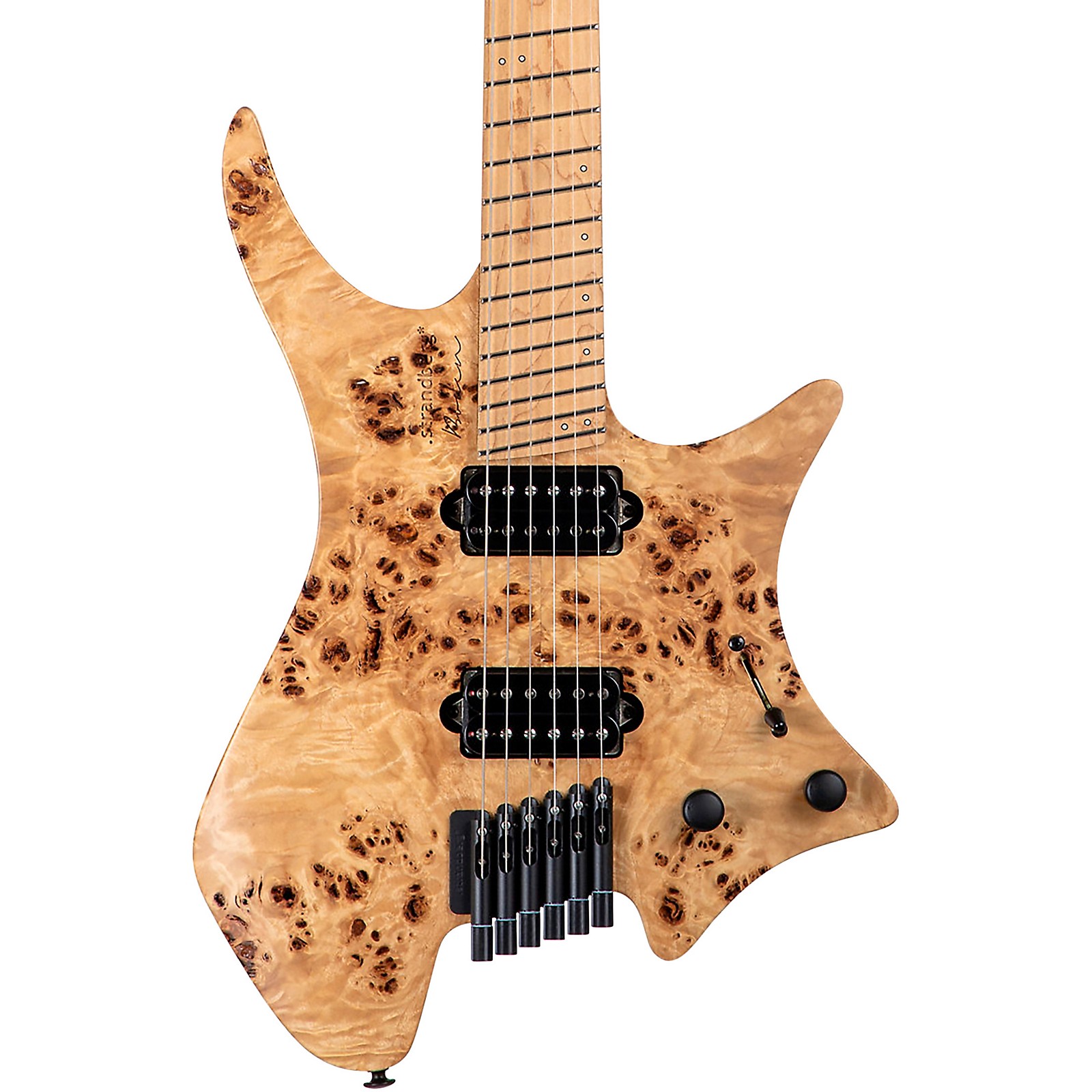 Strandberg Boden Original 6 Poplar Burl Electric Guitar Natural ...