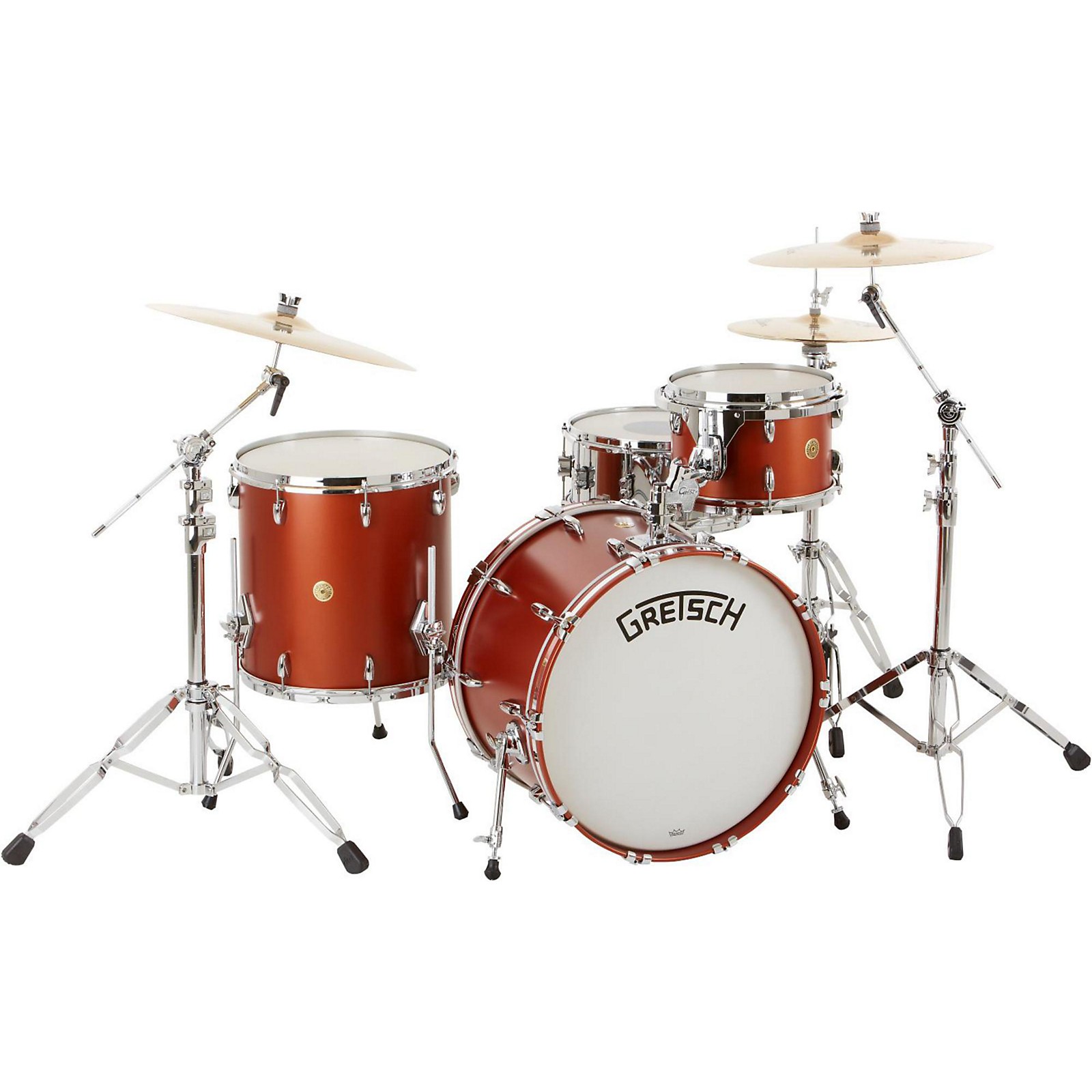 Gretsch Drums Broadkaster Series 3-Piece Shell Pack Satin Copper ...