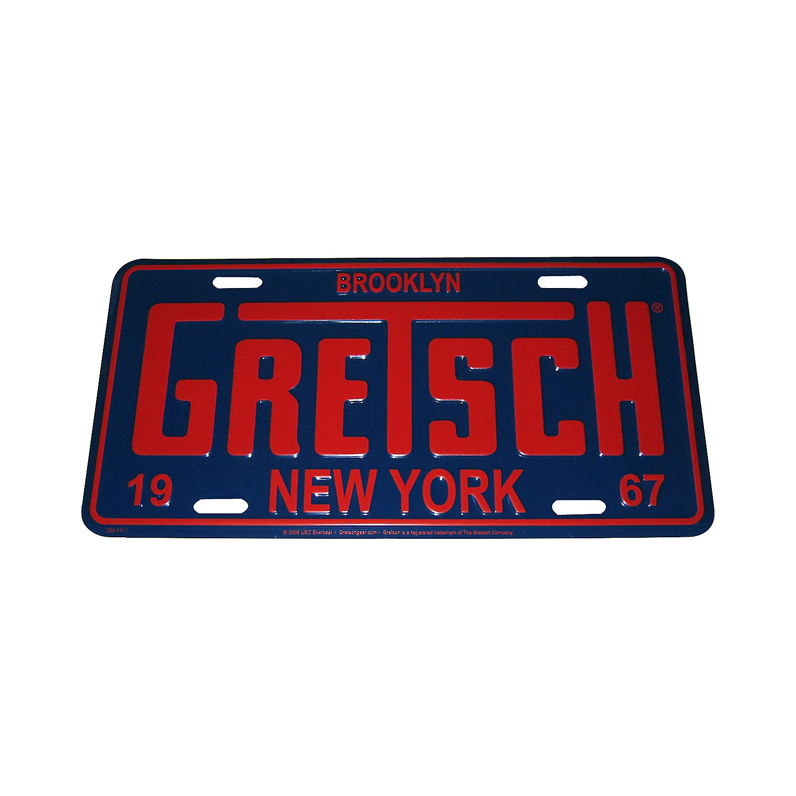 Gretsch Brooklyn NY License Plate | Musician's Friend