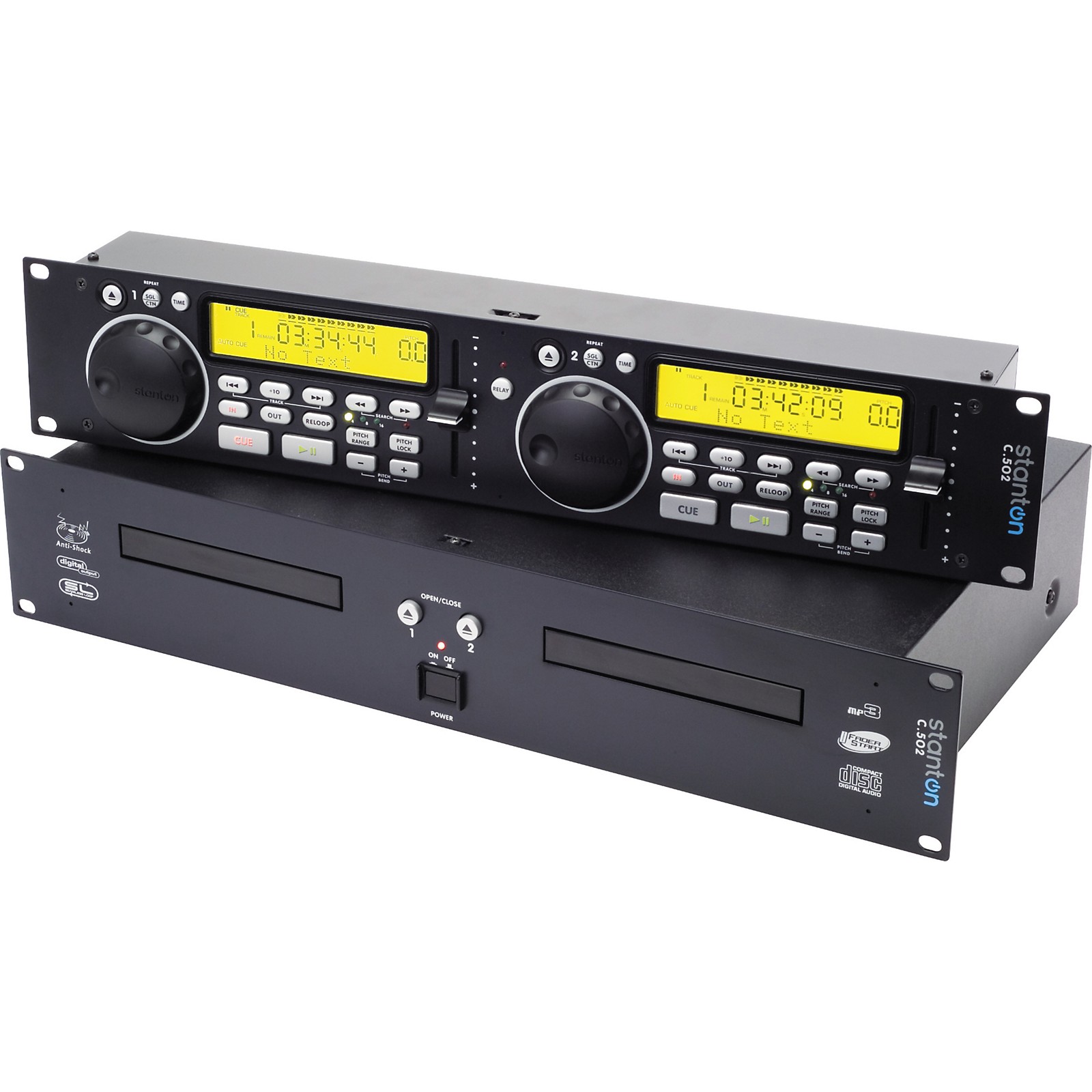 Stanton C.502 Dual Rackmount CD Player | Musician's Friend