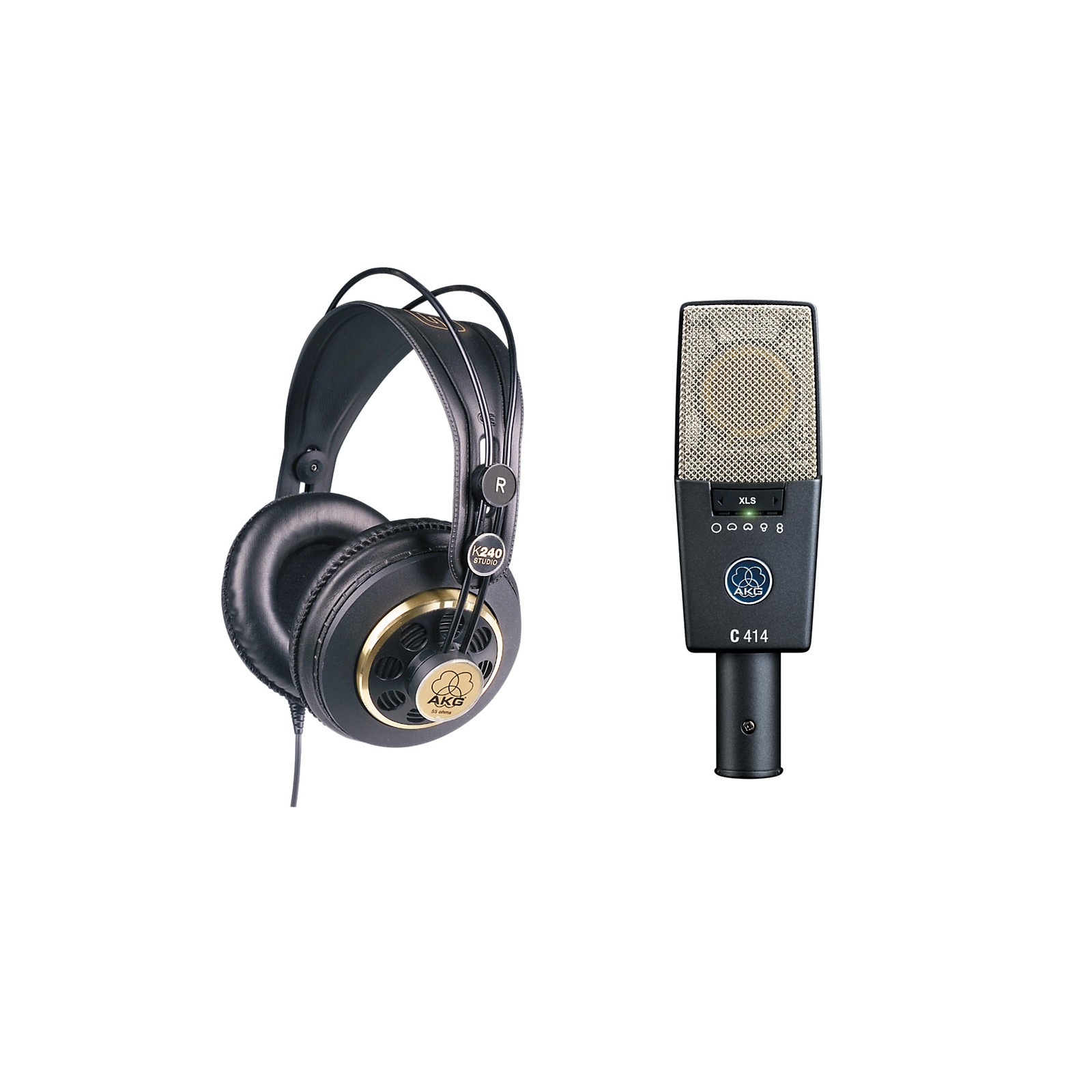 AKG C414 XLS and K240 Mic and Headphone Package | Musician's Friend