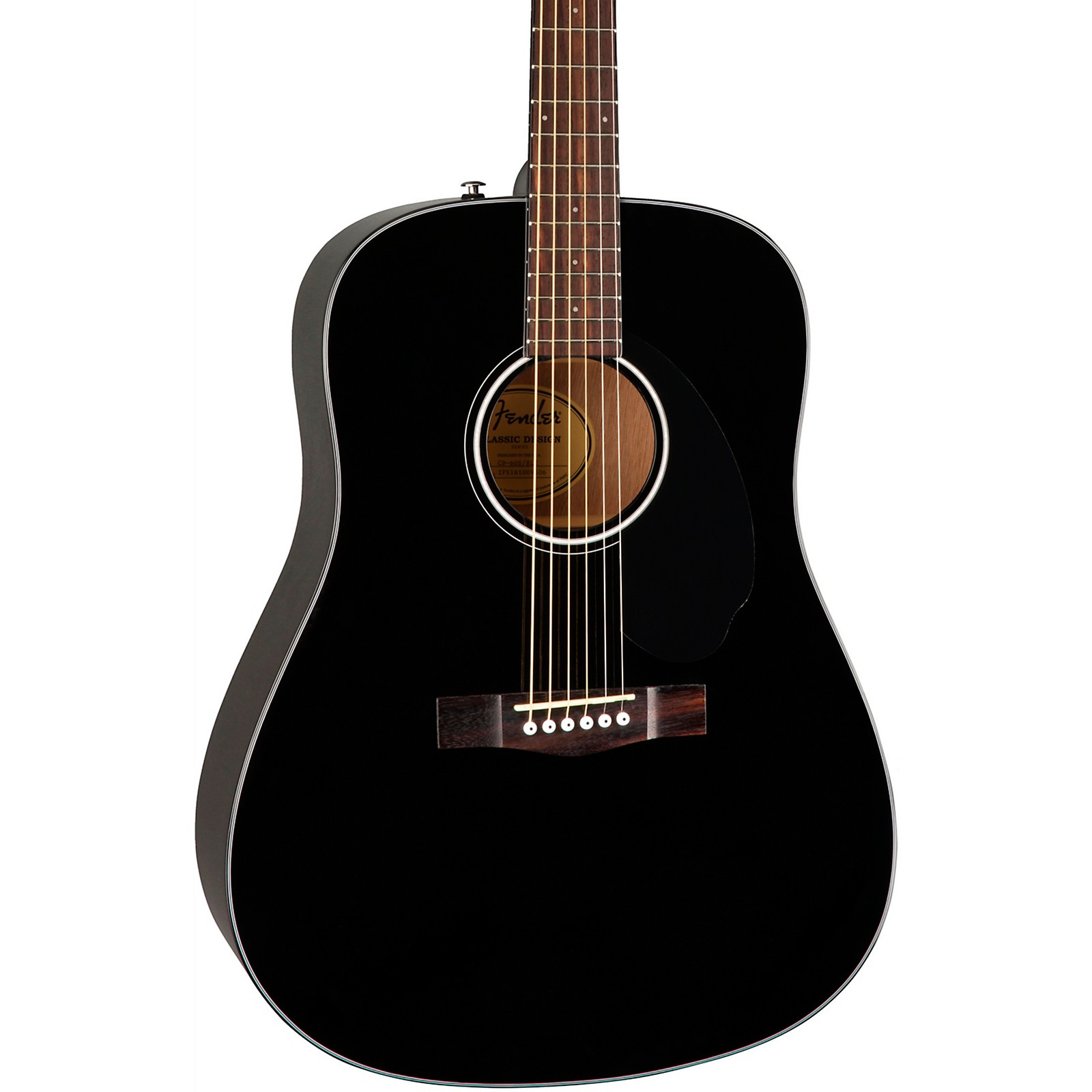 Fender CD-60S Dreadnought Acoustic Guitar Black | Musician's Friend