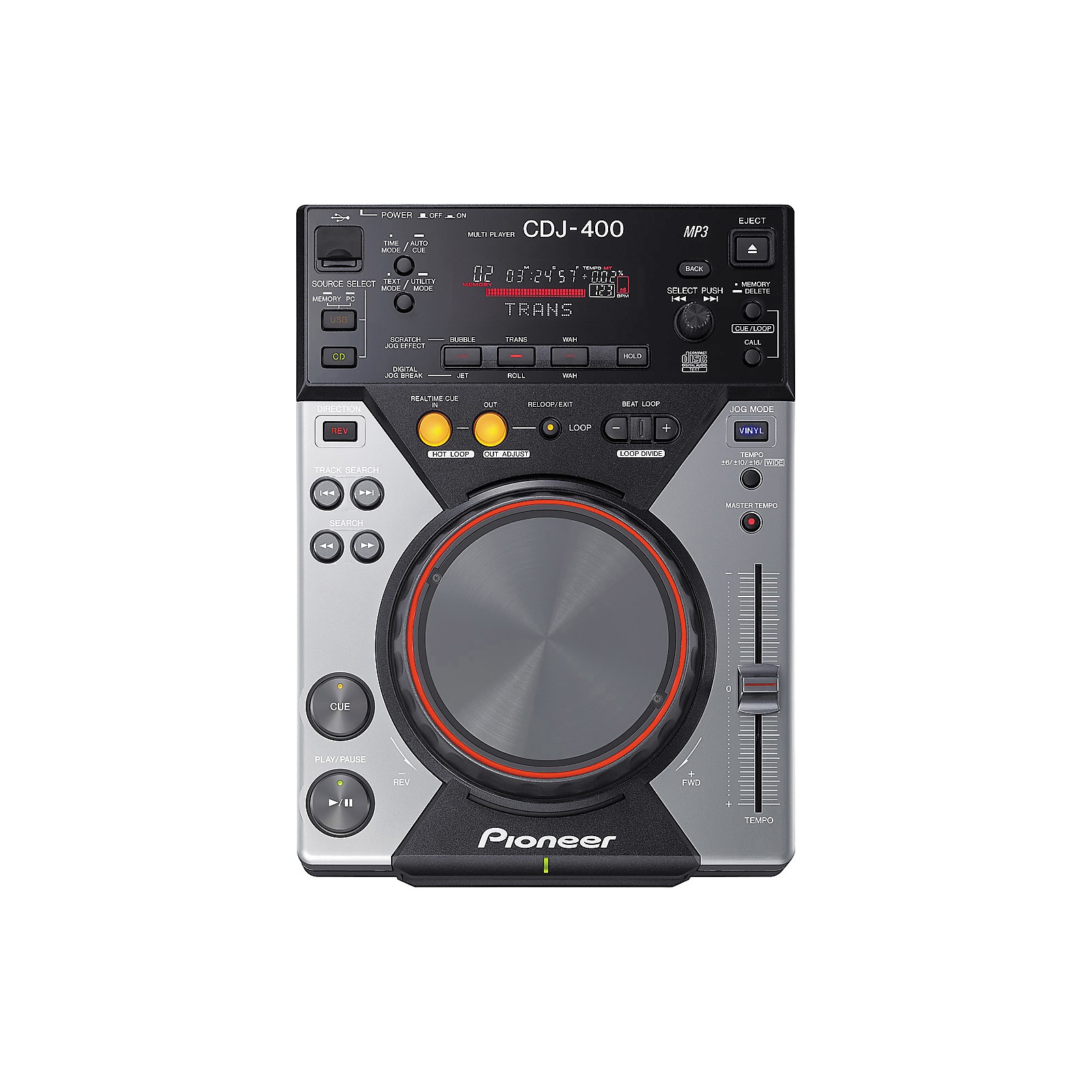 Pioneer CDJ-400 Pro CD Player with USB and Effects | Musician's Friend