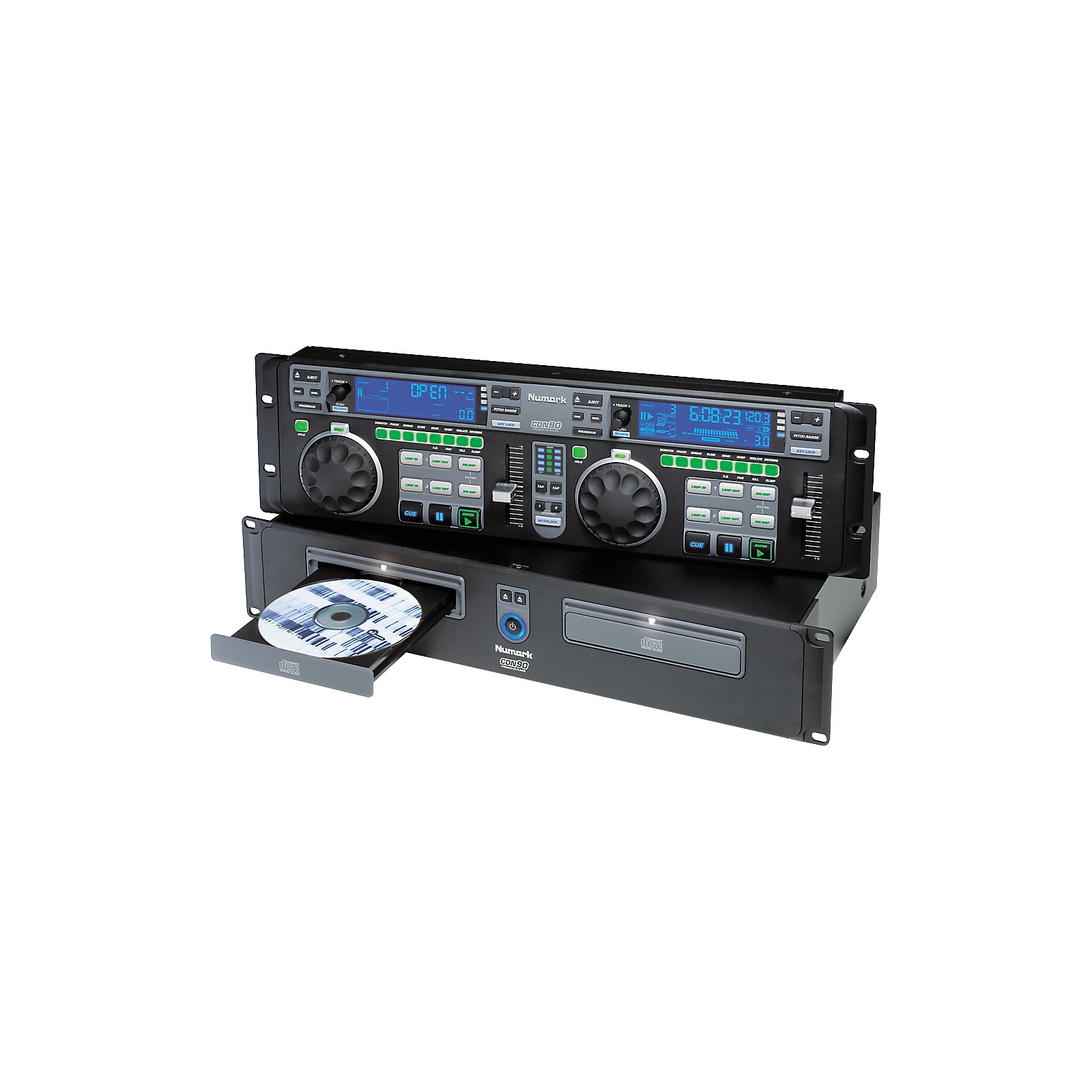 Numark CDN-90 Pro Dual Rackmount CD Player | Musician's Friend