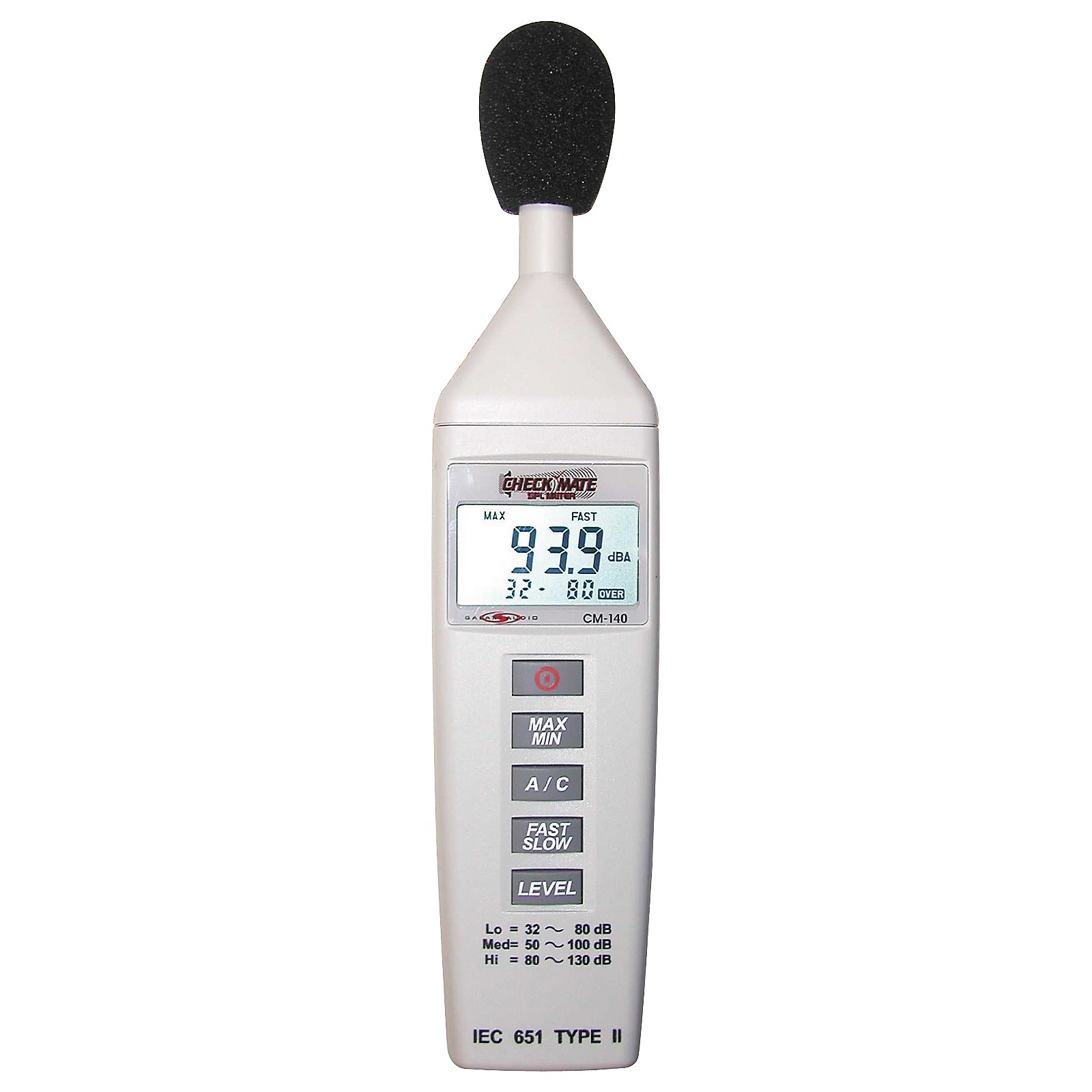 Galaxy Audio CM-140 Check Mate SPL Meter | Musician's Friend