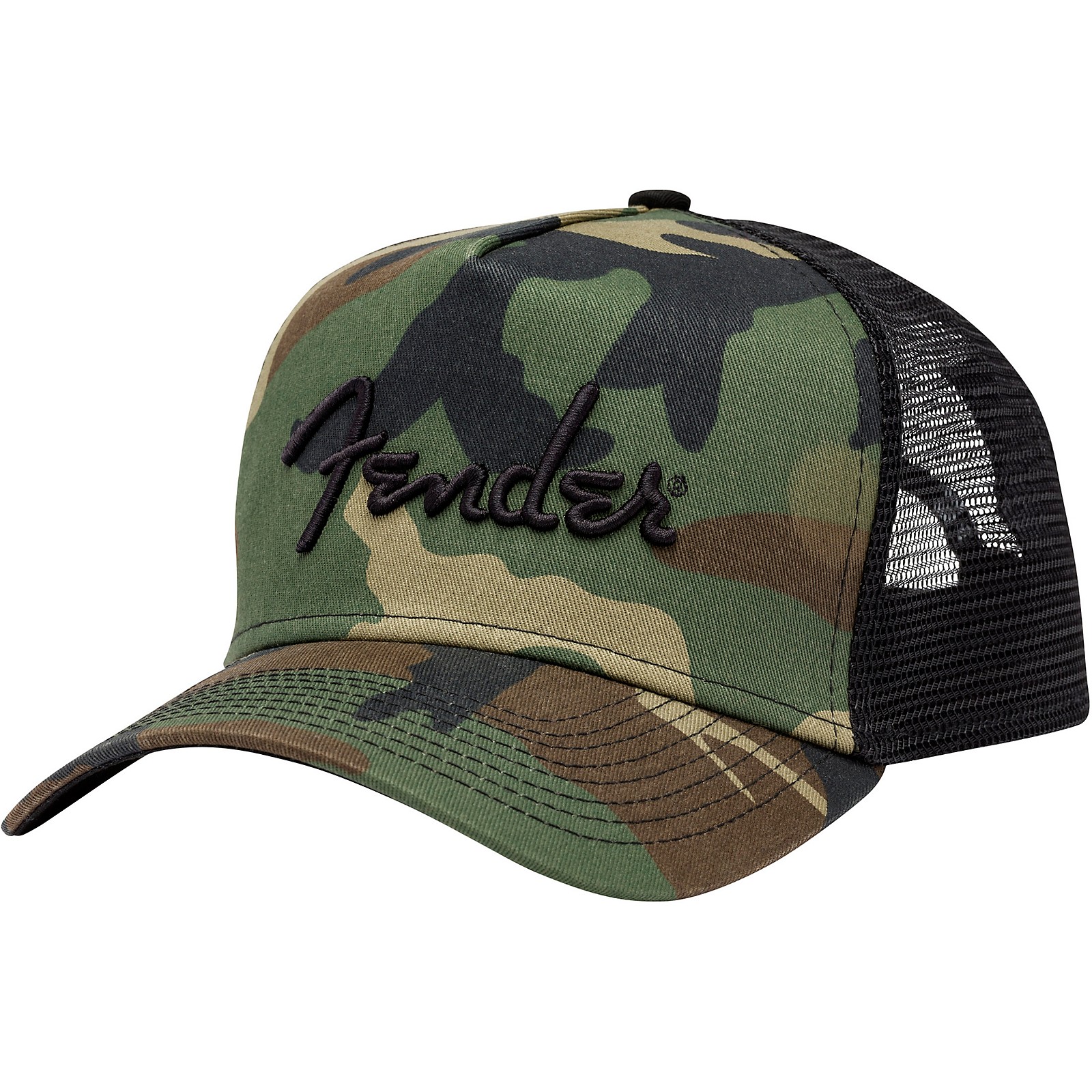Fender Camouflage Snapback Hat One Size Fits All | Musician's Friend