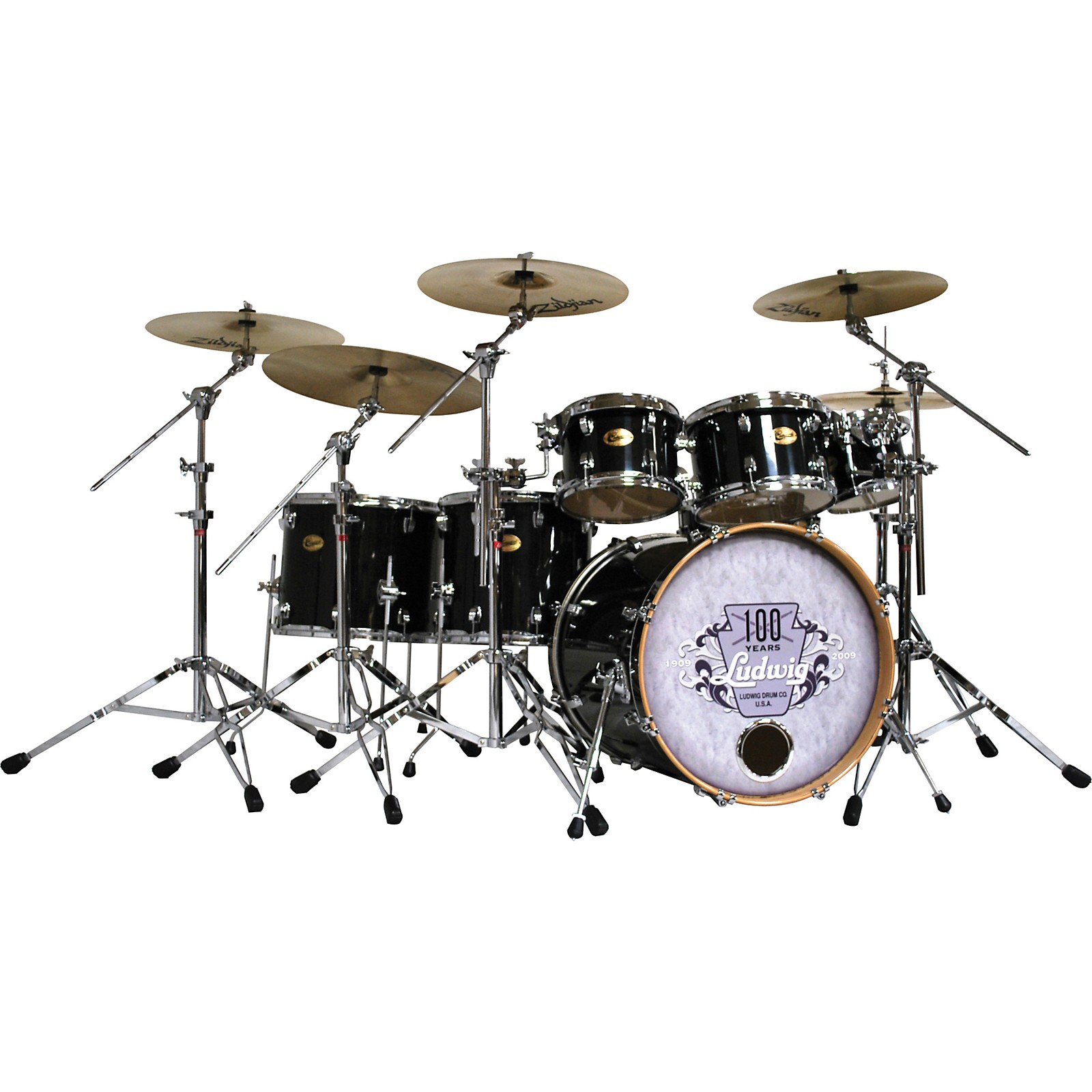 Ludwig Centennial 7 Piece Shell Pack Musicians Friend