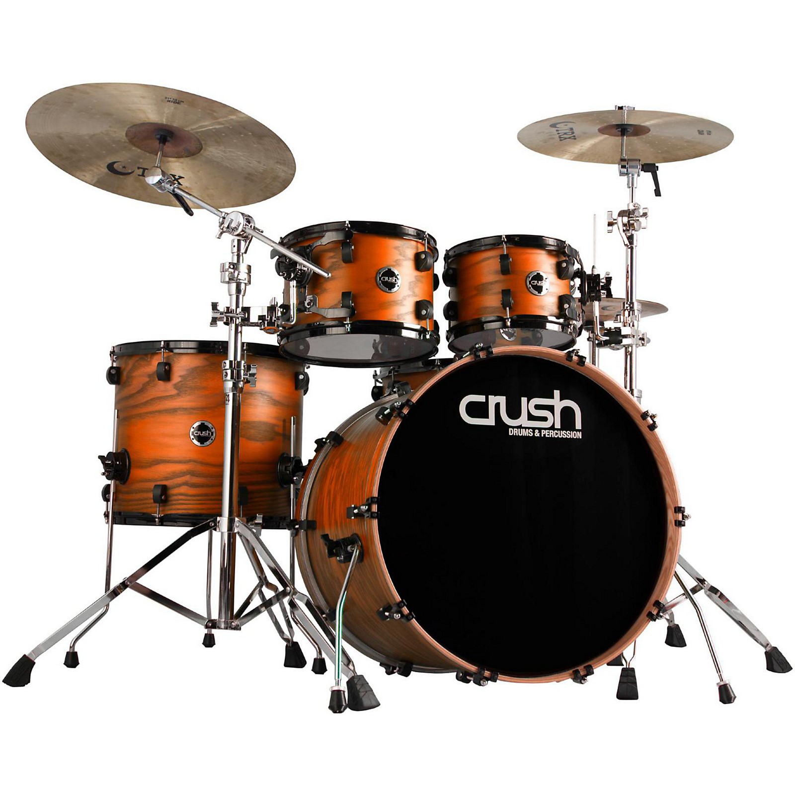Crush Drums & Percussion Chameleon Ash 5-Piece Shell Pack with 20" Bass ...