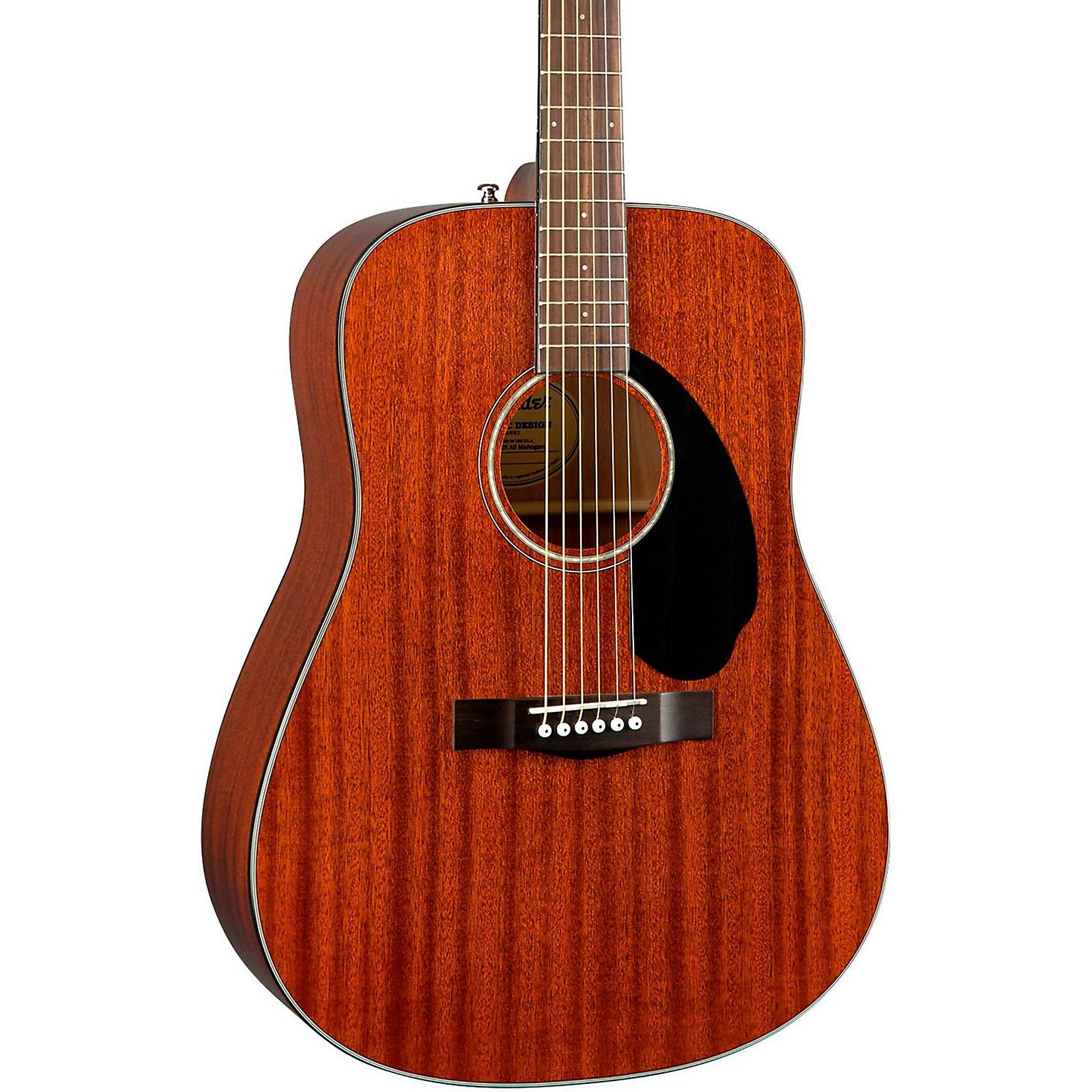 Fender Classic Design Series CD-60S All-Mahogany Dreadnought Acoustic ...