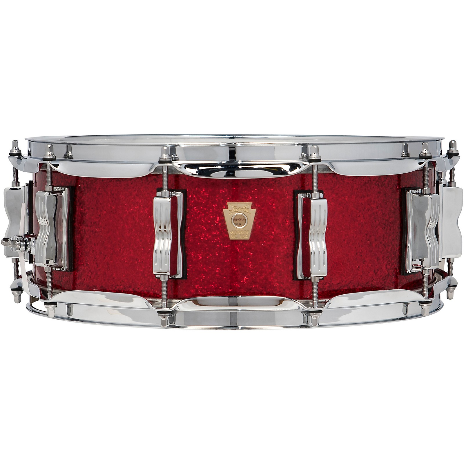 Ludwig Classic Maple Snare Drum 14 x 5 in. Red Sparkle | Musician's Friend