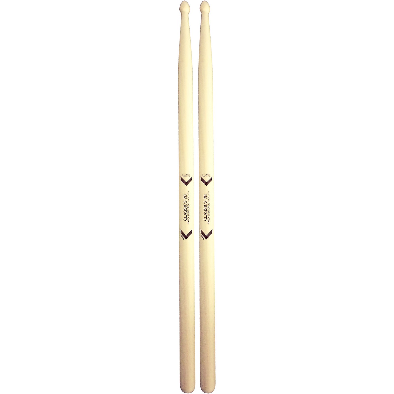 Vater Classics Series Drum Sticks 2B Wood | Musician's Friend