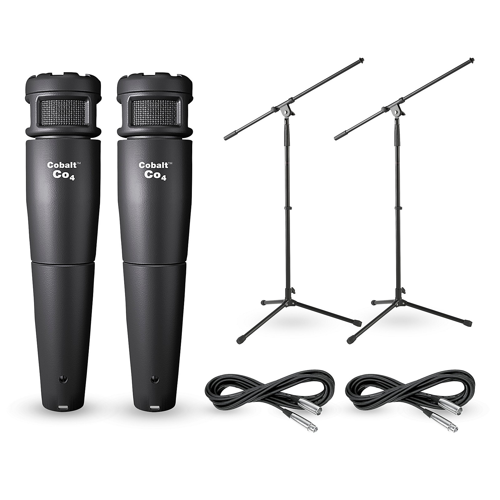 Electro-Voice Cobalt 4 Two Pack with Stands & Cables | Musician's Friend