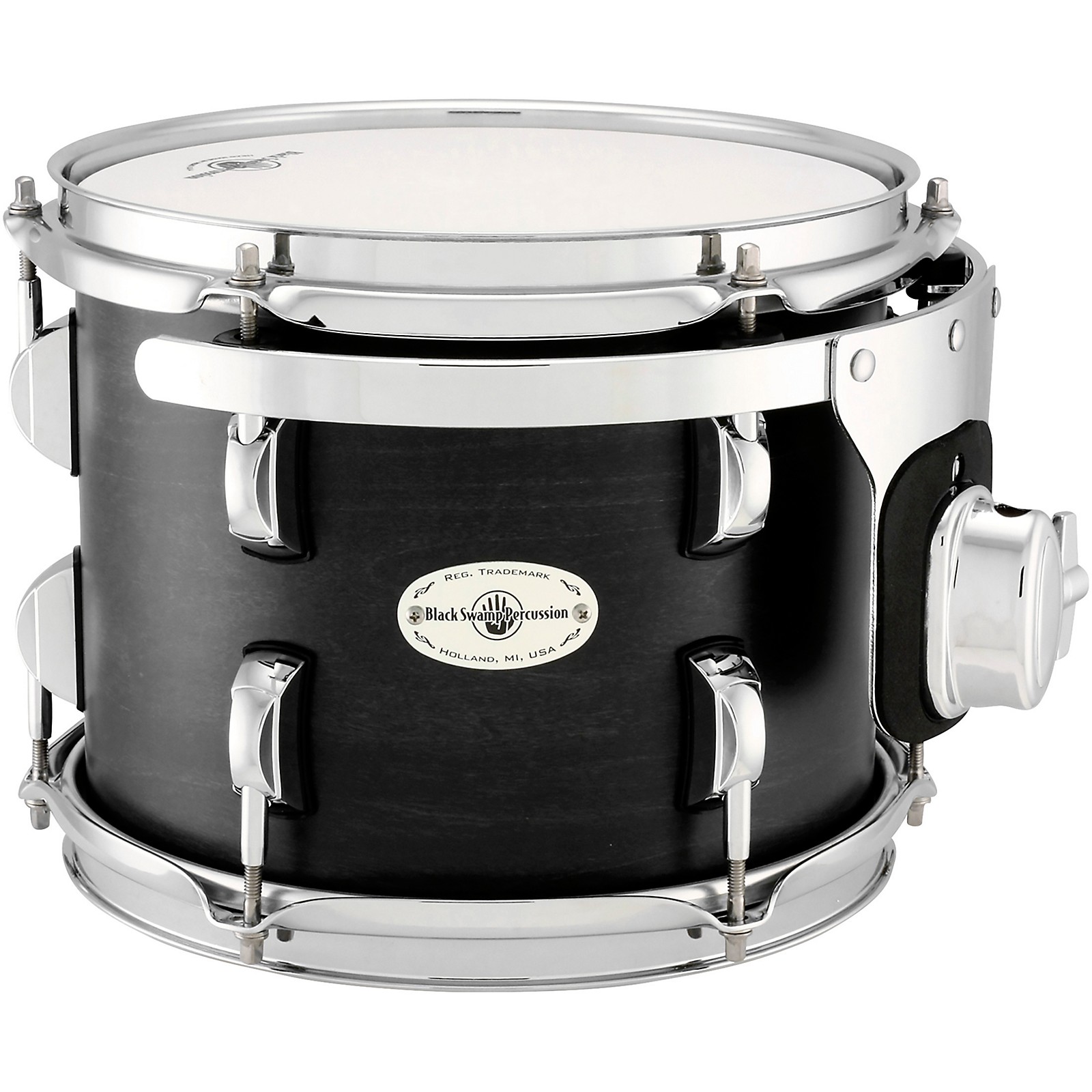Black Swamp Percussion Concert Tom in Satin Concert Black Stain 10 in ...