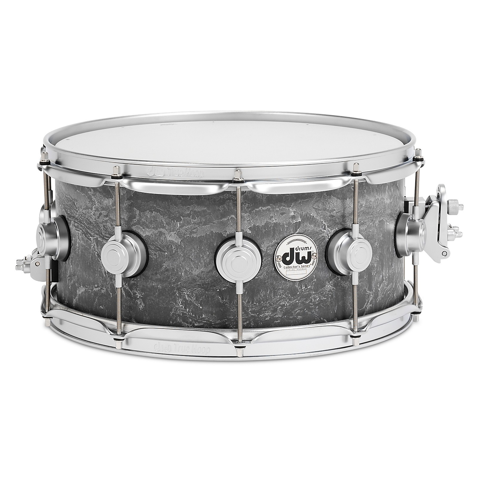 DW Concrete Snare Drum 14 x 6.5 in. Satin Chrome Hardware | Musician's ...
