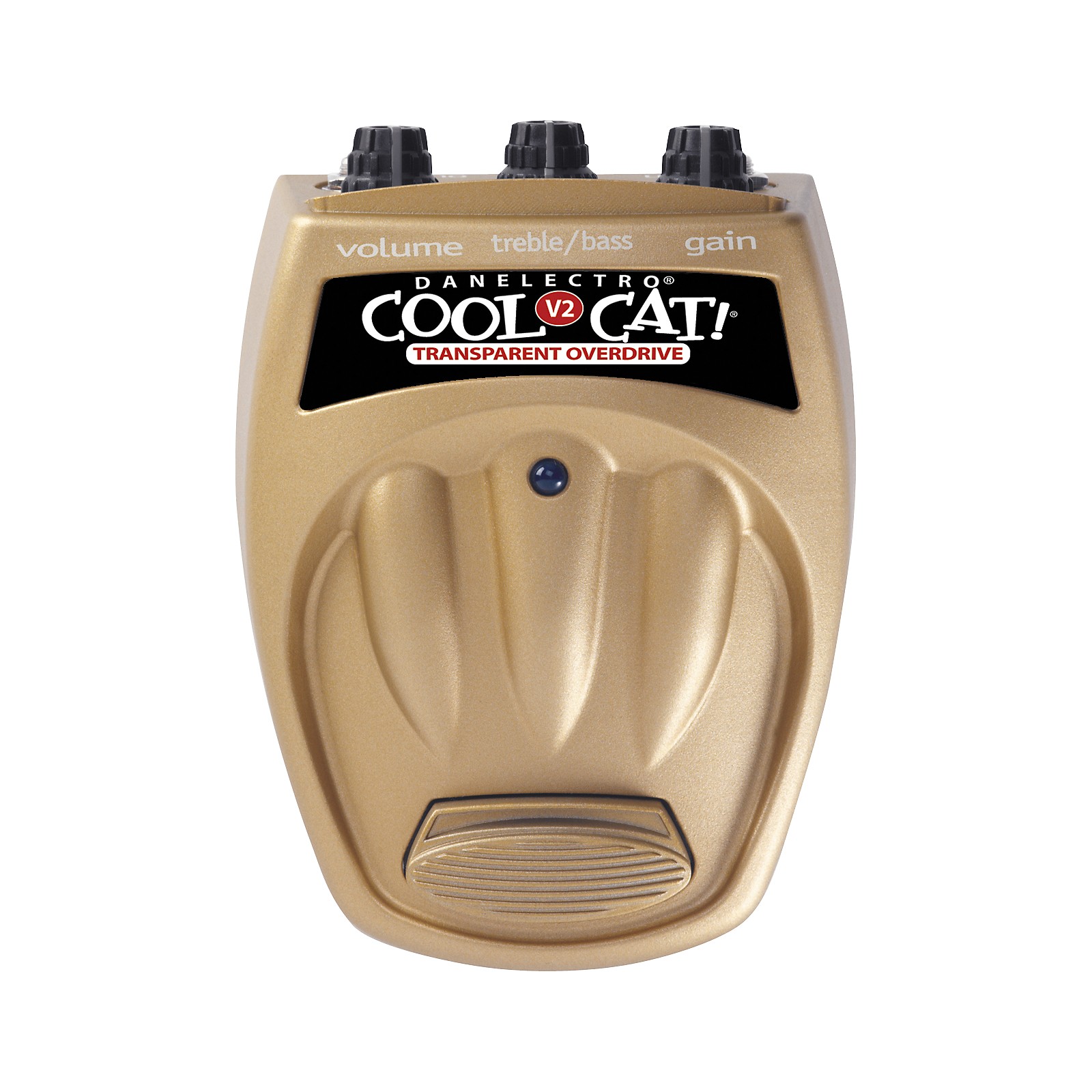 Danelectro Cool Cat CTO-2 Transparent Overdrive V2 Guitar Effects Pedal ...