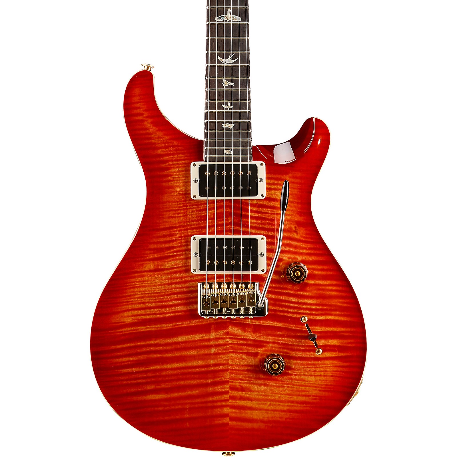 PRS Custom 24 10-Top Electric Guitar Blood Orange | Musician's Friend