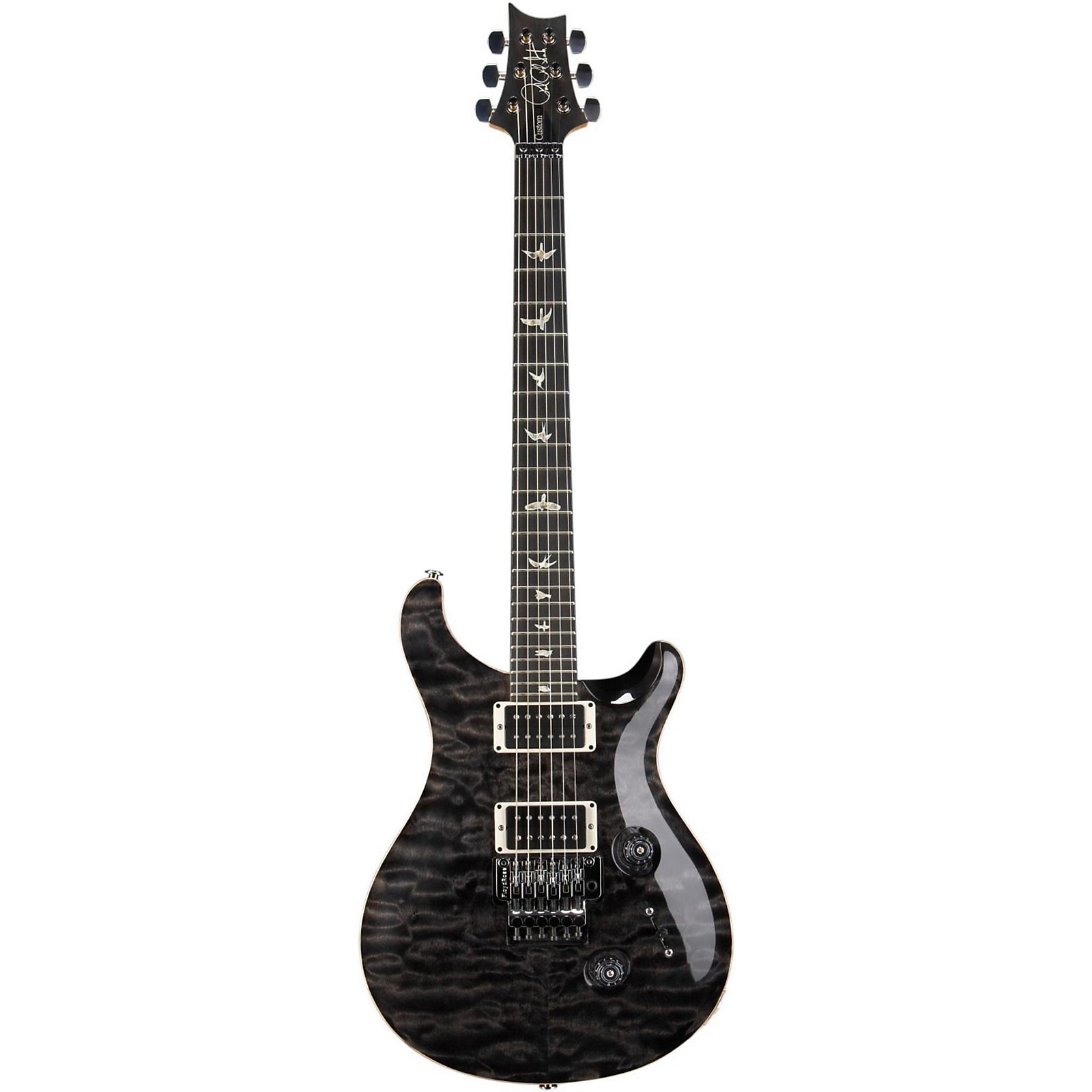 PRS Custom 24 Quilted Maple 10-Top Electric Guitar with Floyd Rose ...