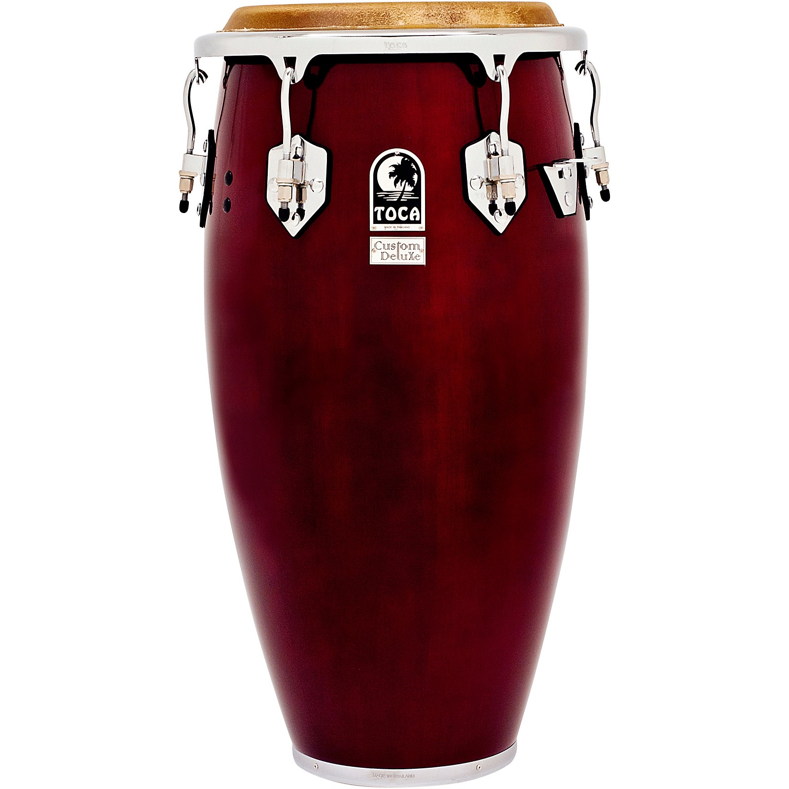 Toca Custom Deluxe 30 in. Wood Shell Congas 12.50 in. Dark Wood ...